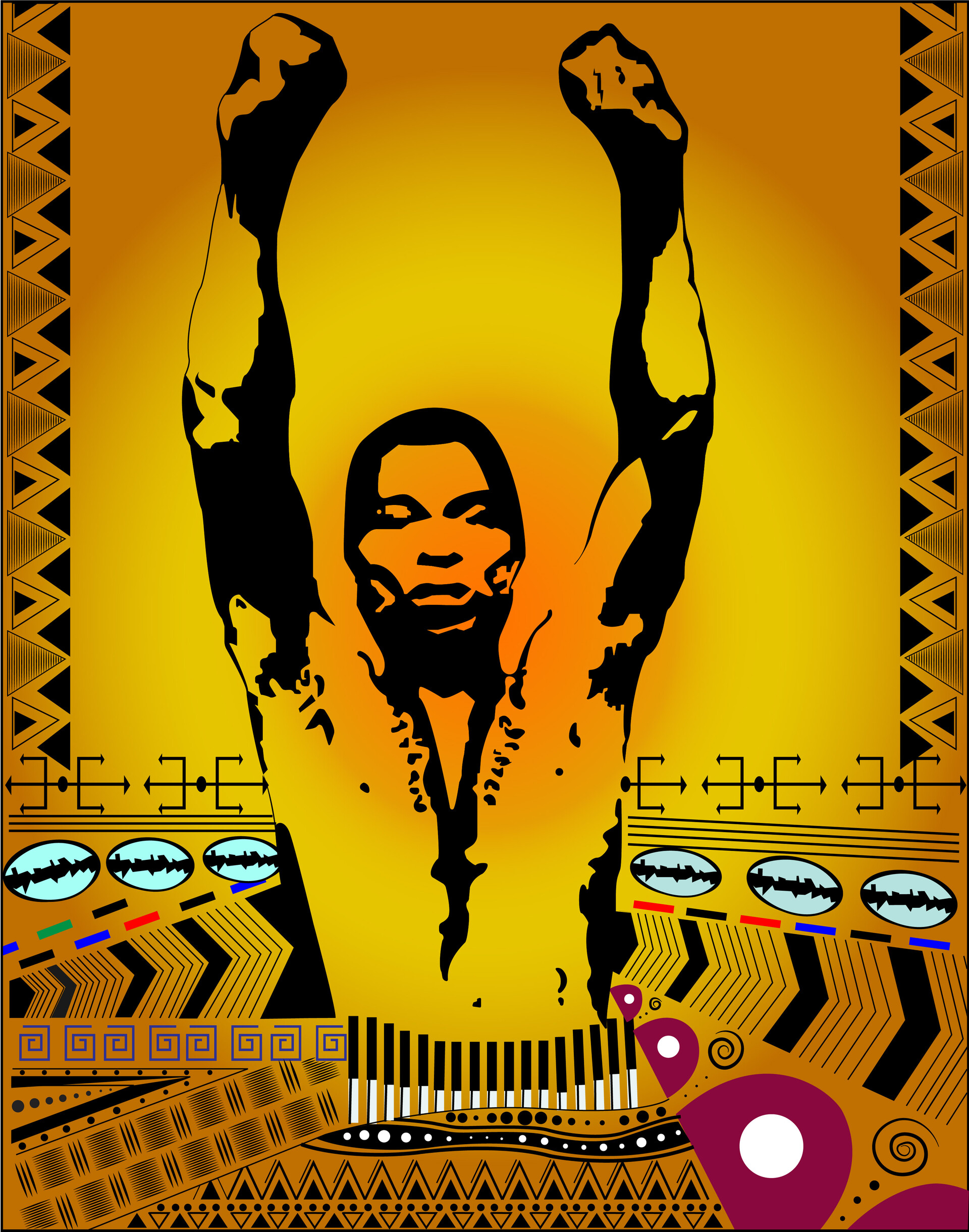 ArtStation - Afro Freedom