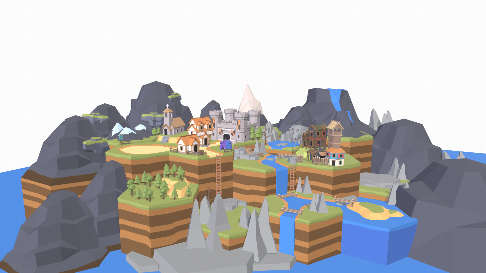 ArtStation - Low Poly Island For Game