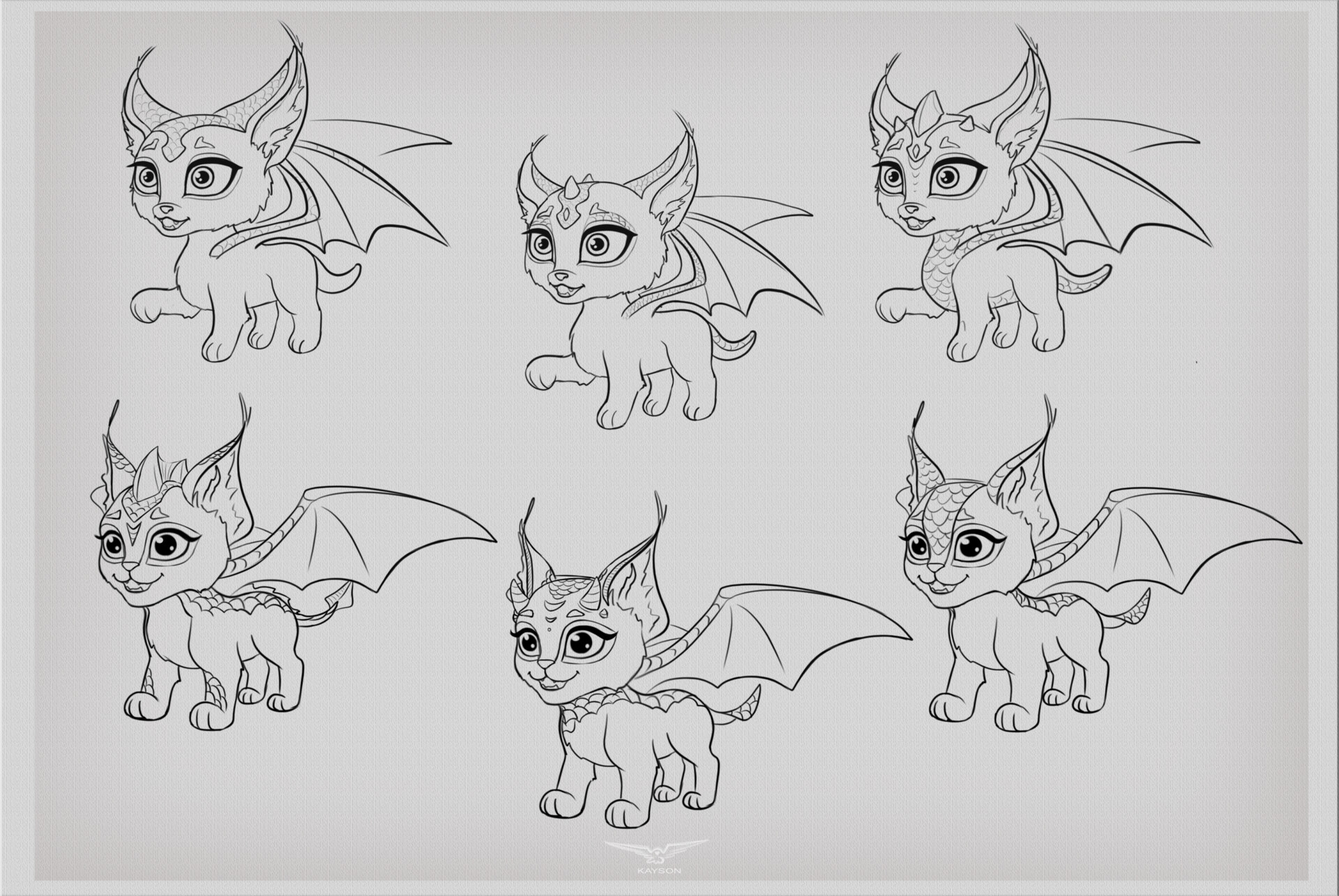 caracel coloring pages