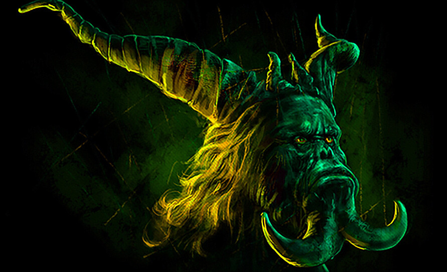 ArtStation - Evil face