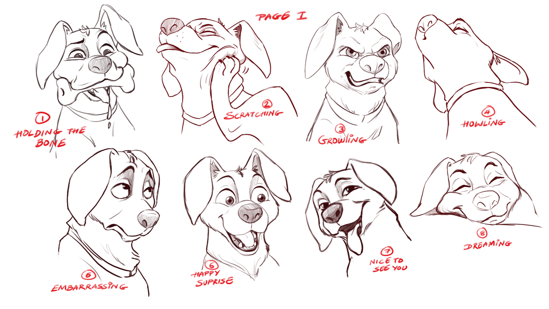 ArtStation - Expression Sheets