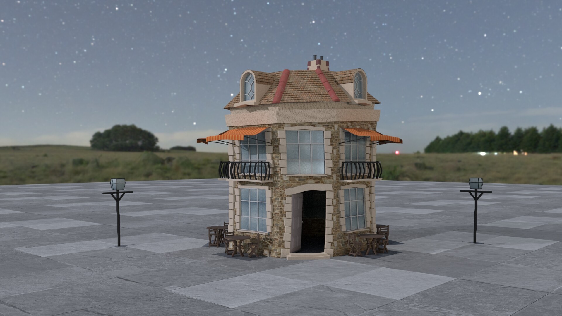 ArtStation - cartoon house
