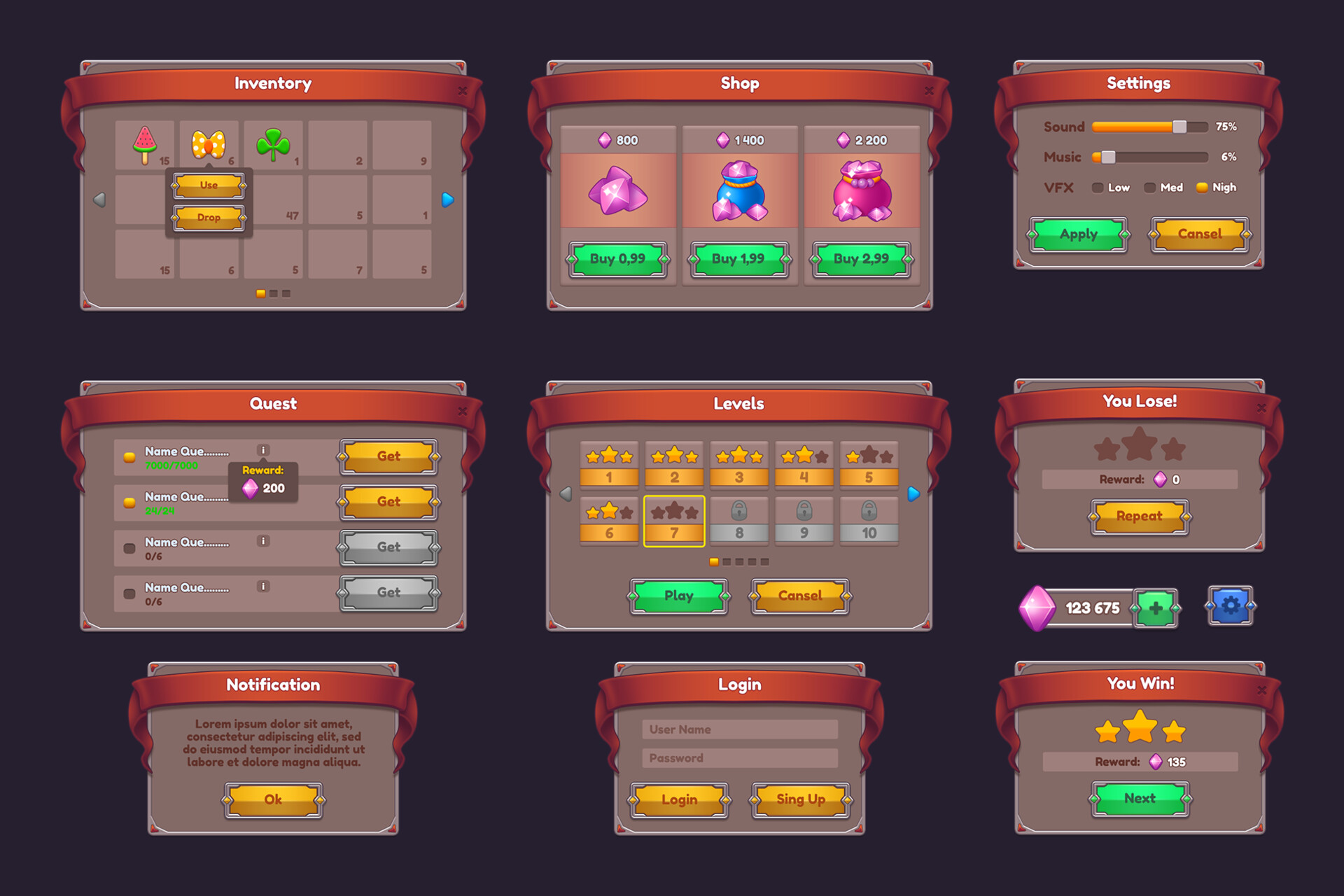 ArtStation - Historical GUI pack