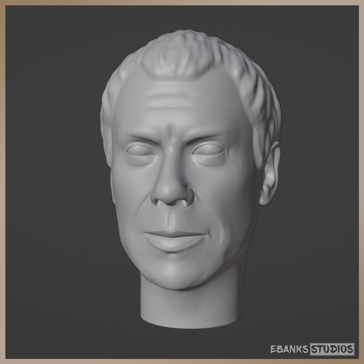 ArtStation - Pete Tyler (Father's Day) - Custom Doctor Who Figure Head