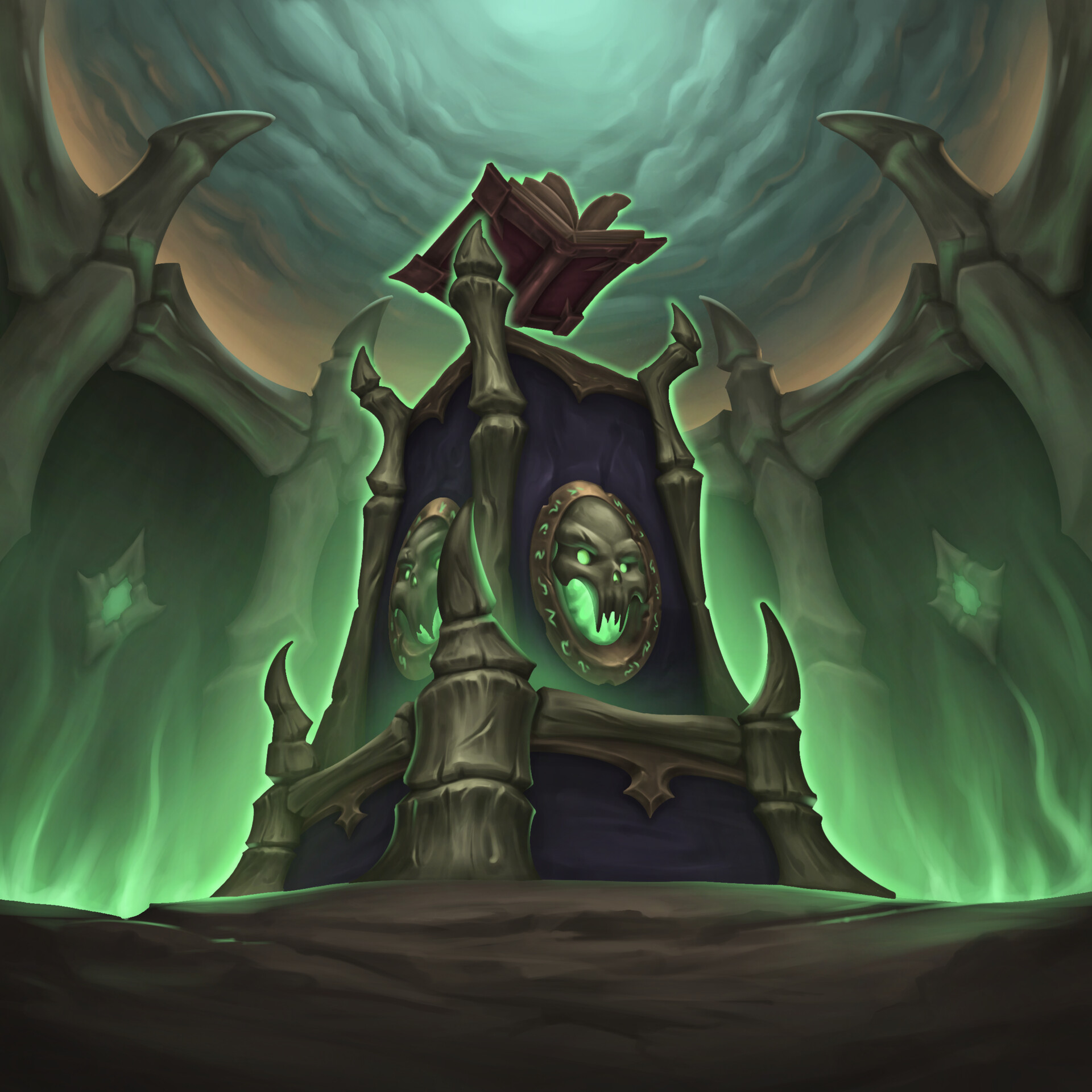 ArtStation - Necromantic Book Lectern