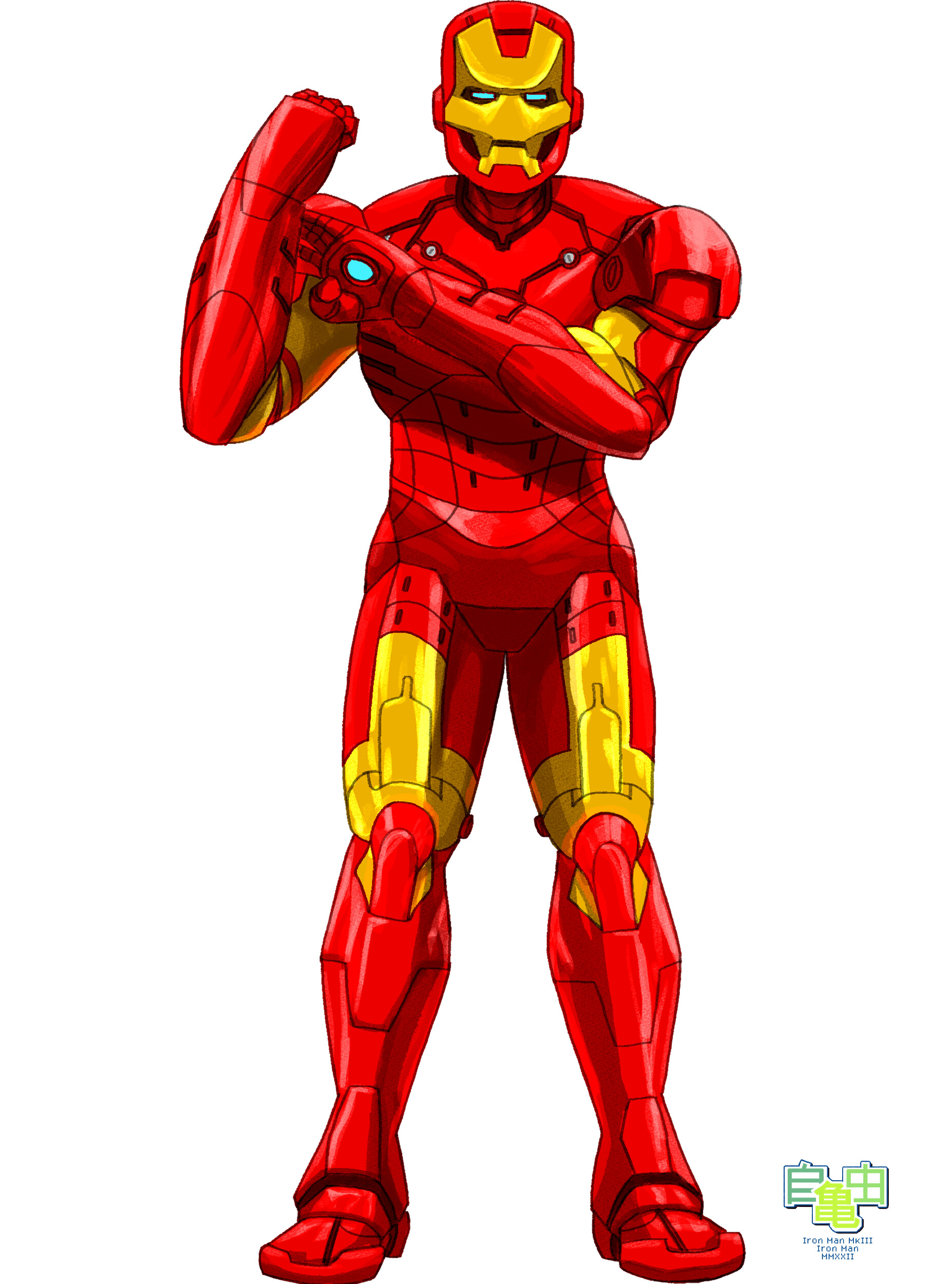 Iron Man Cartoon Full Body