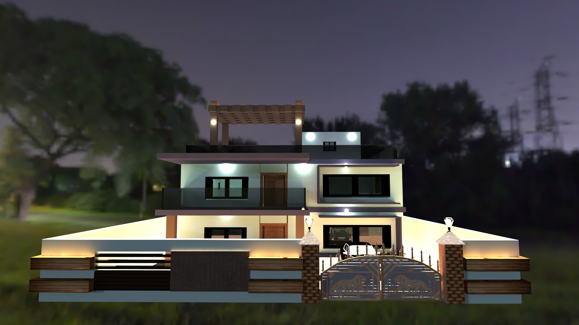 ArtStation - front elevation