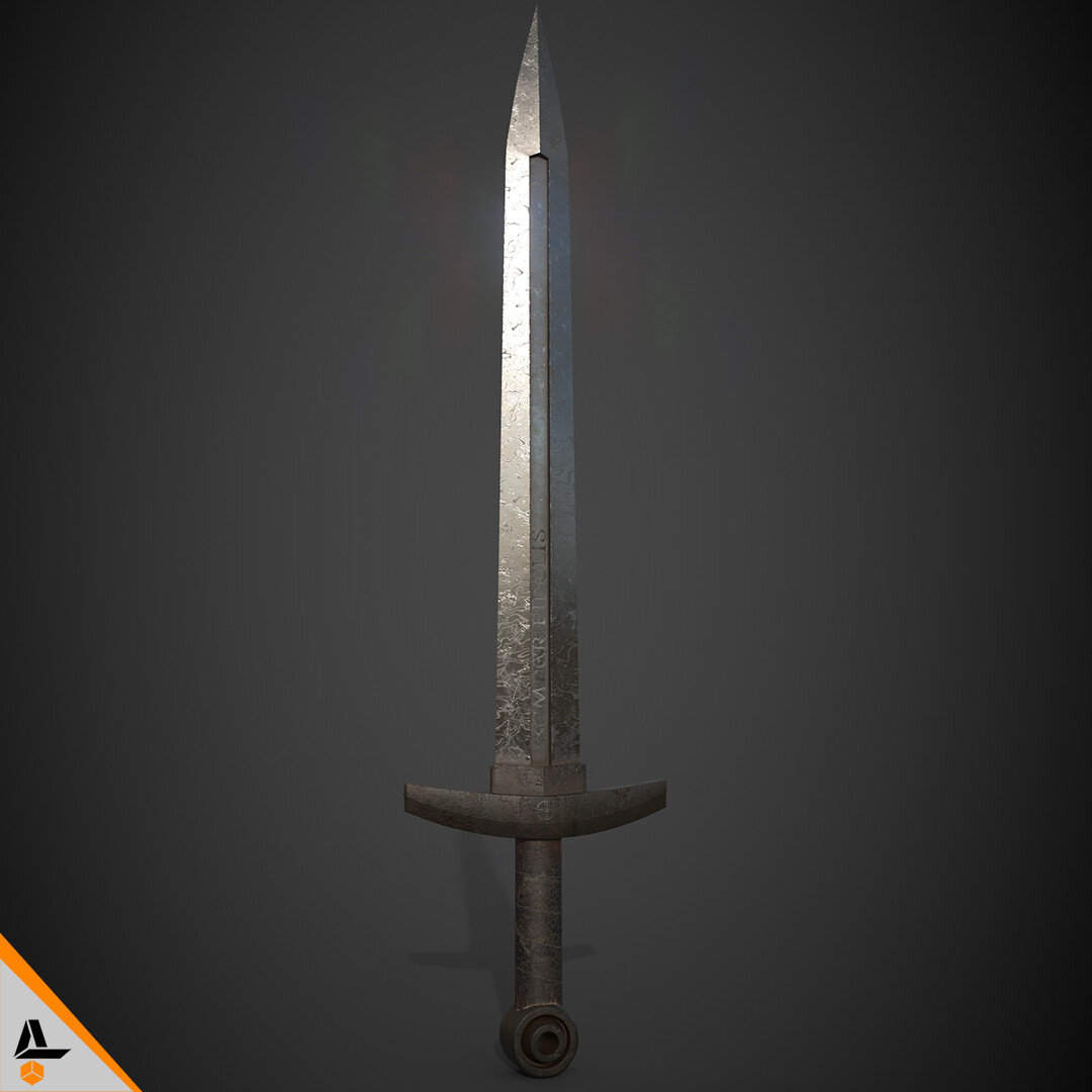 Ancient Damascus Steel Sword