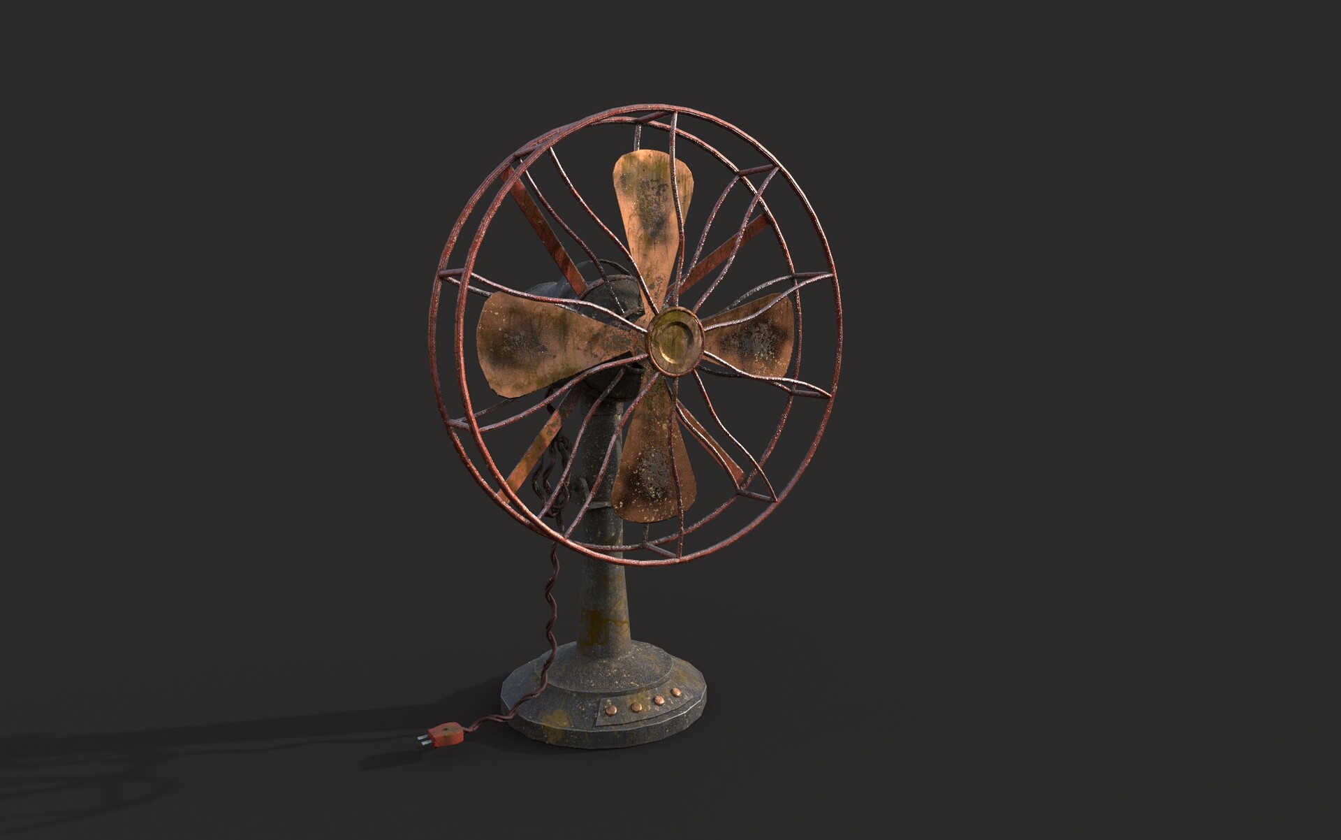 ArtStation - Old_Table_Fan