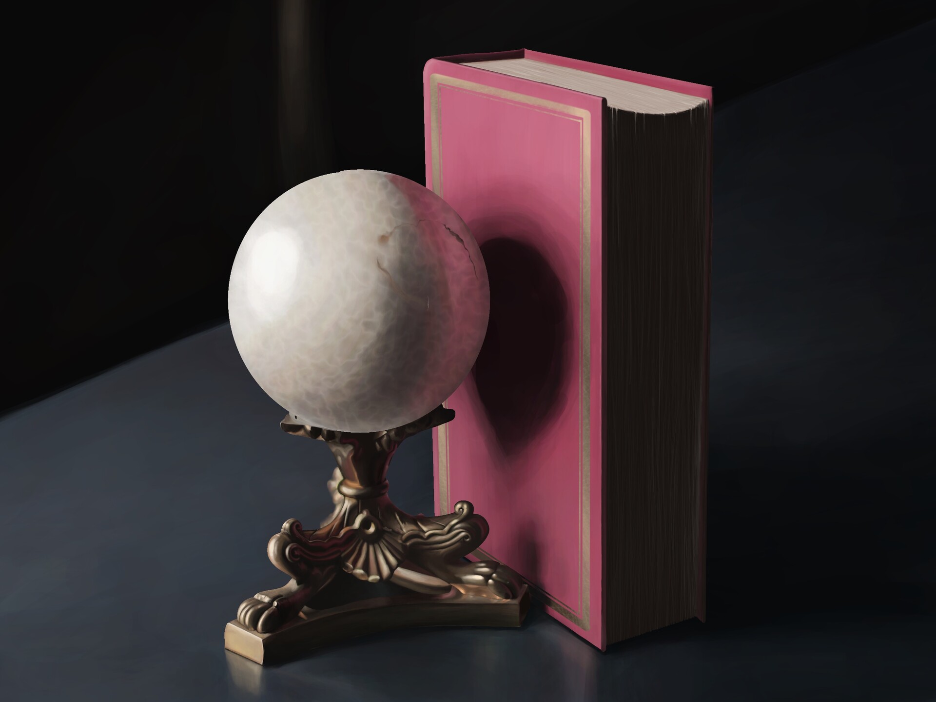 ArtStation - Book and orb