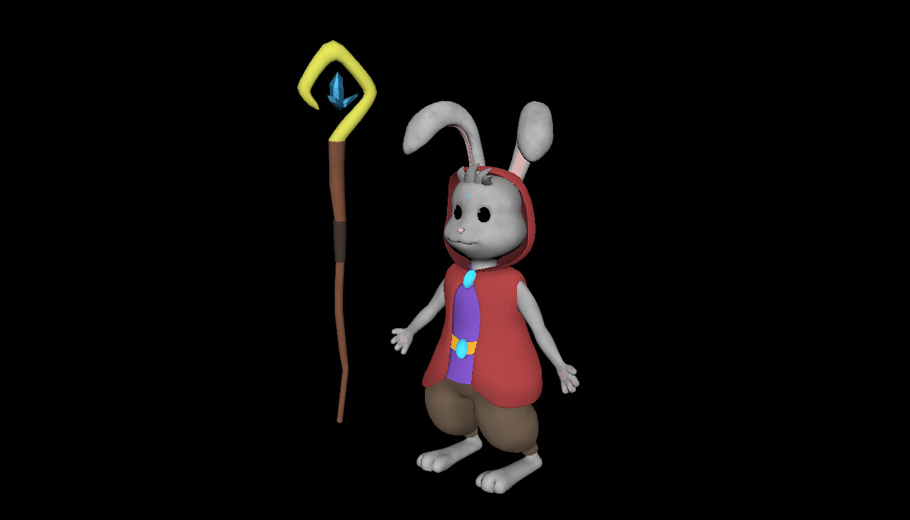 ArtStation - Jack the rabbit 3D model