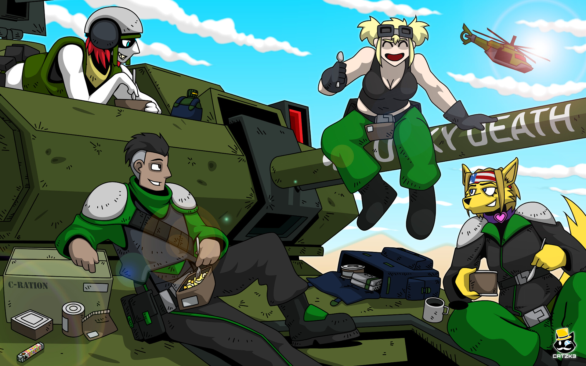 ArtStation - TANK DINNER