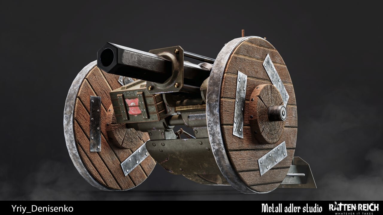 METALLADLERSTUDIO LLC - Artillery Weapon of the Red Dragon Army.