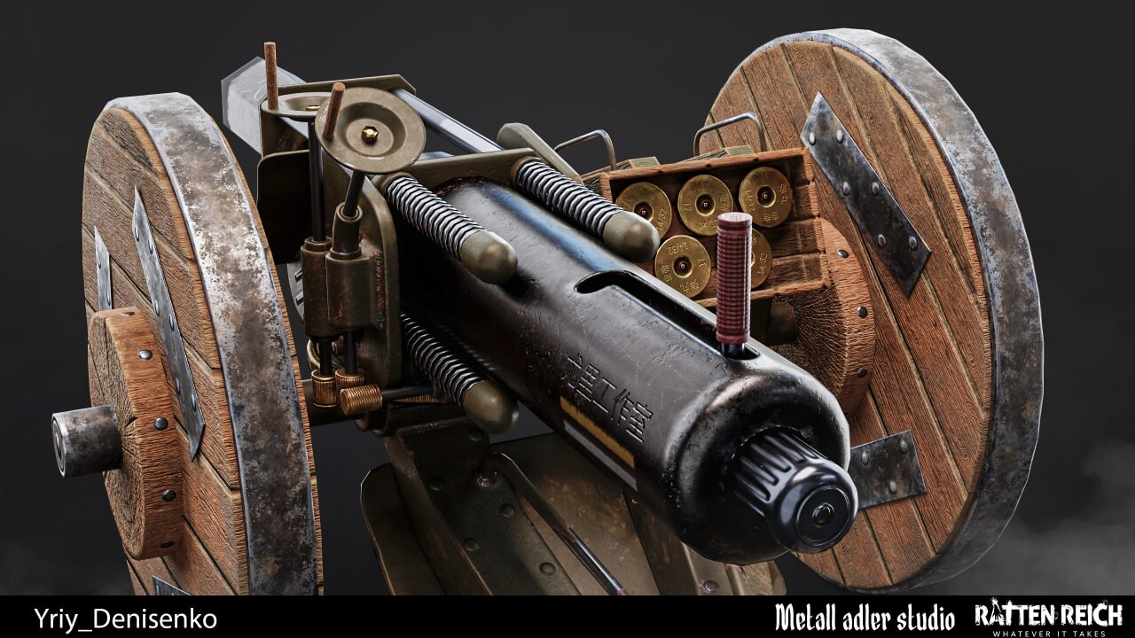 METALLADLERSTUDIO LLC - Artillery Weapon of the Red Dragon Army.