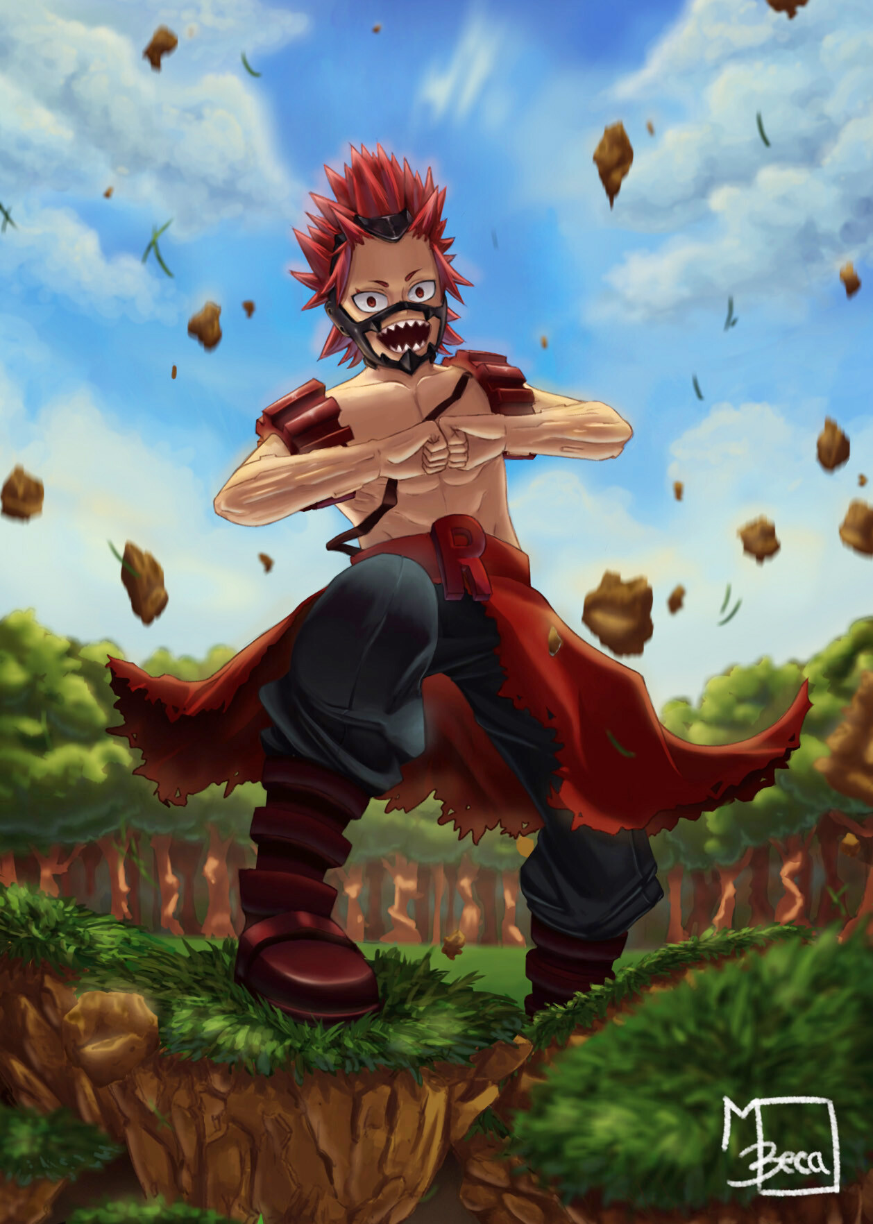 ArtStation - [Fanart] Kirishima - My Hero Academia (2019)