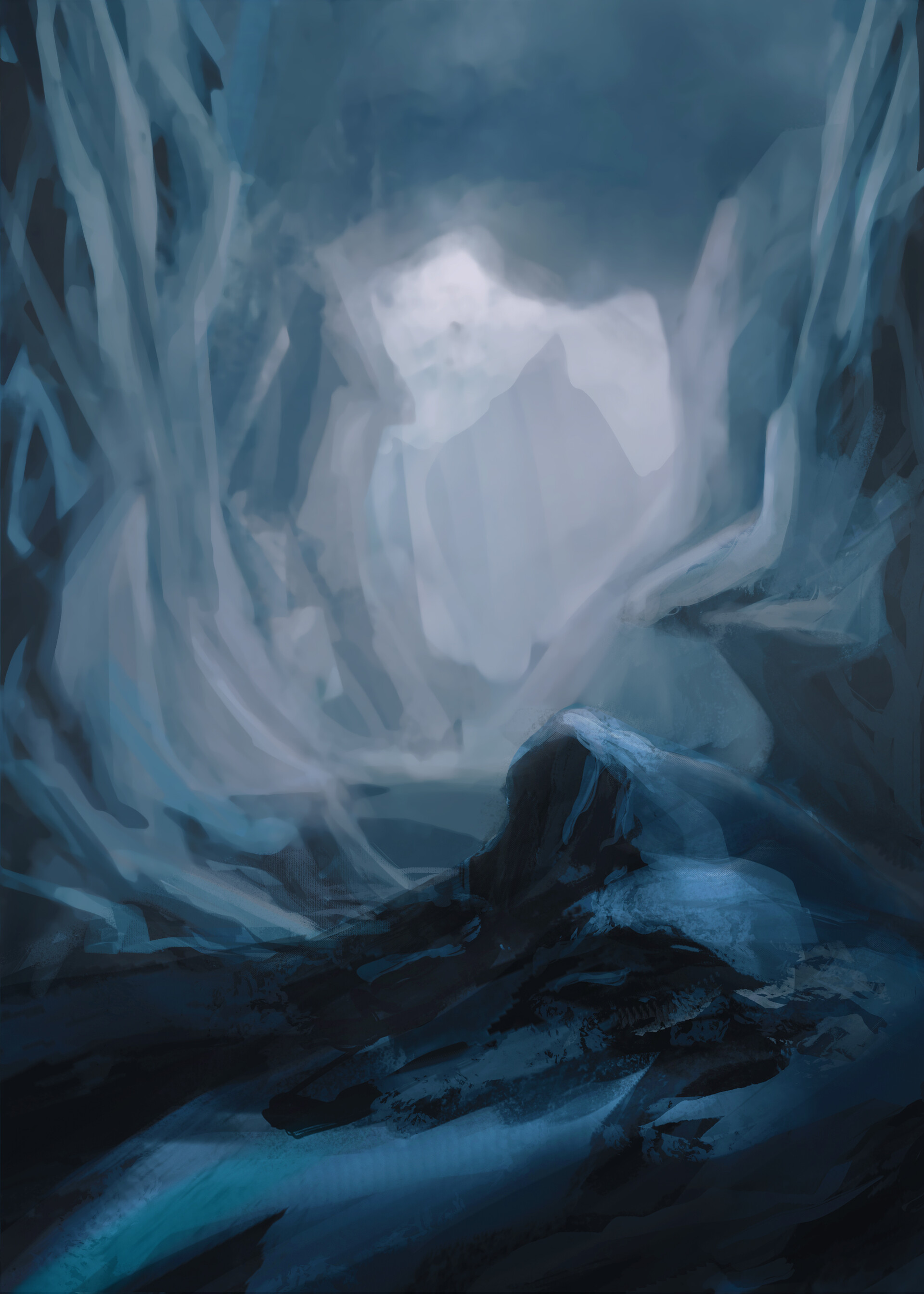 ArtStation - Glacier Mountain Concept