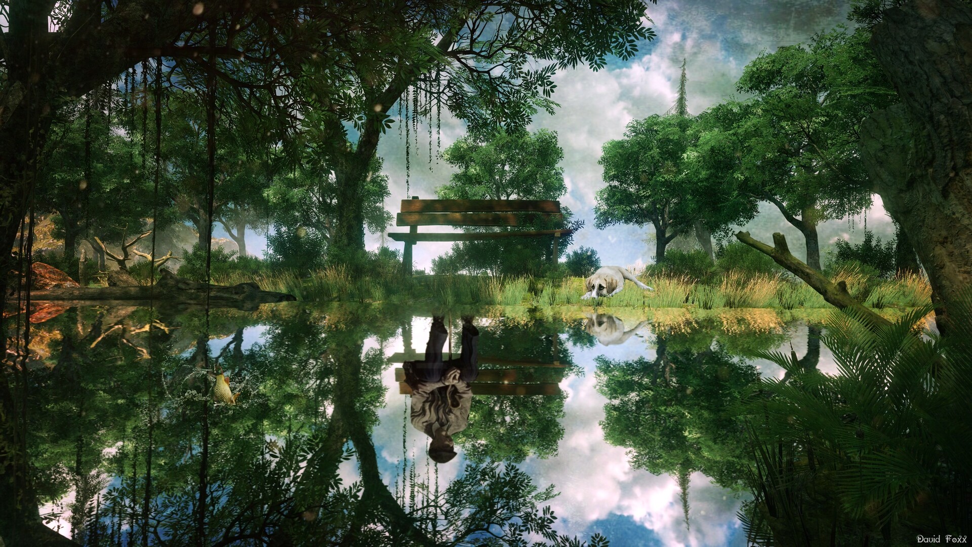 ArtStation - The bench