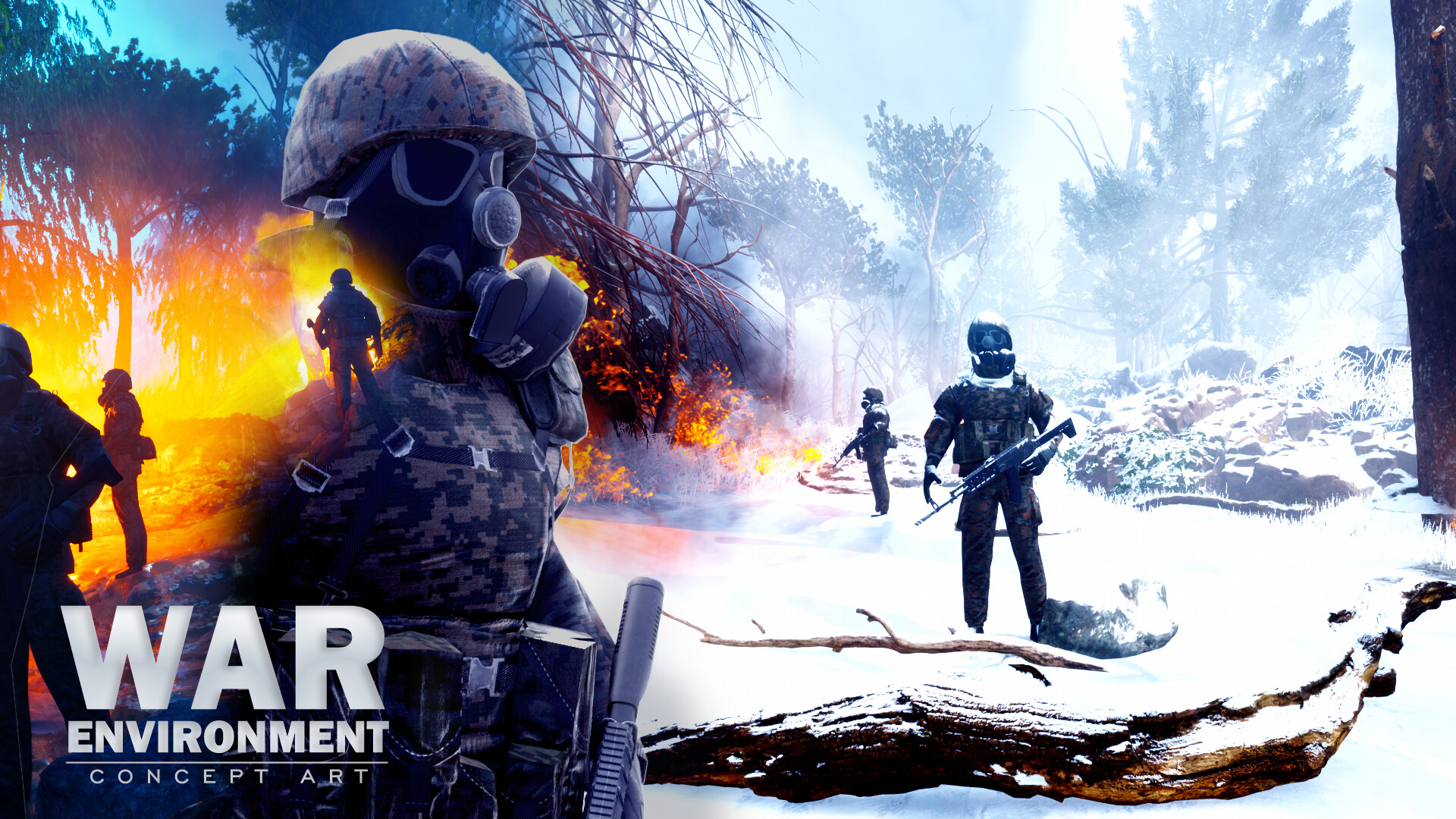 ArtStation - War environment | Concept Art | TM Challenge 9 : sketchfab ...