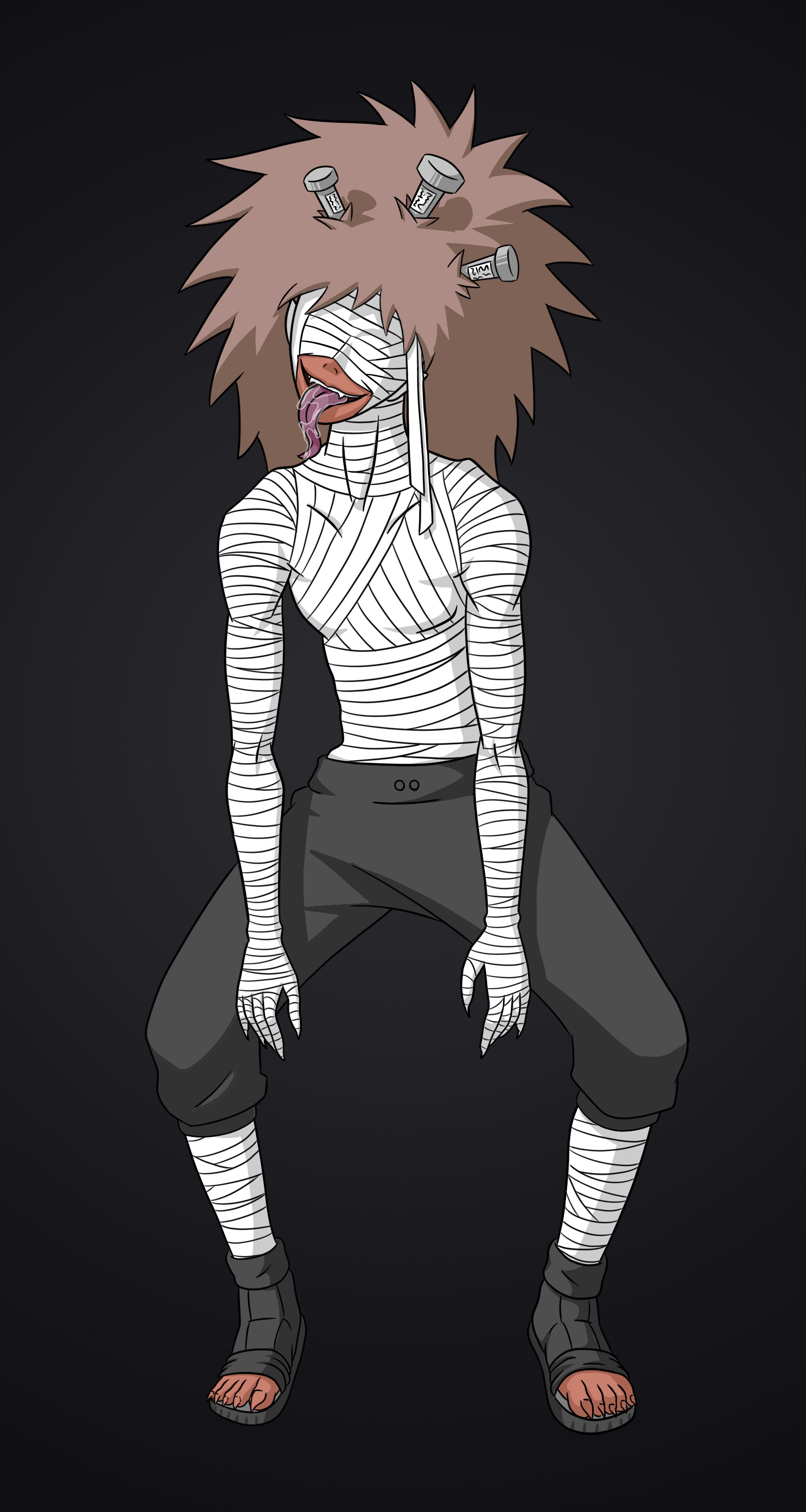 ArtStation - Kurama Kido - Naruto OC