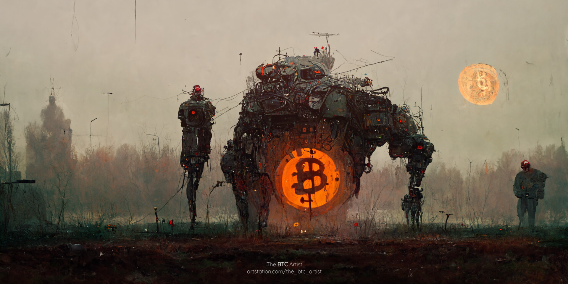 ArtStation - BTC MECH 2 - Proof of Work.