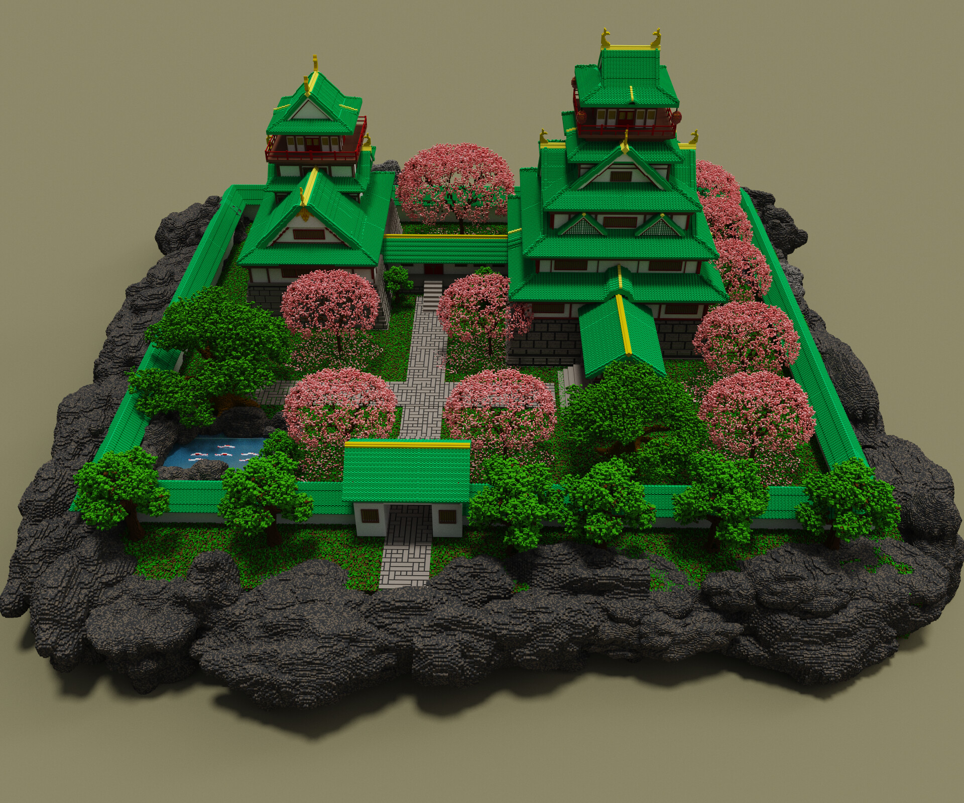ArtStation - Japanese Castle