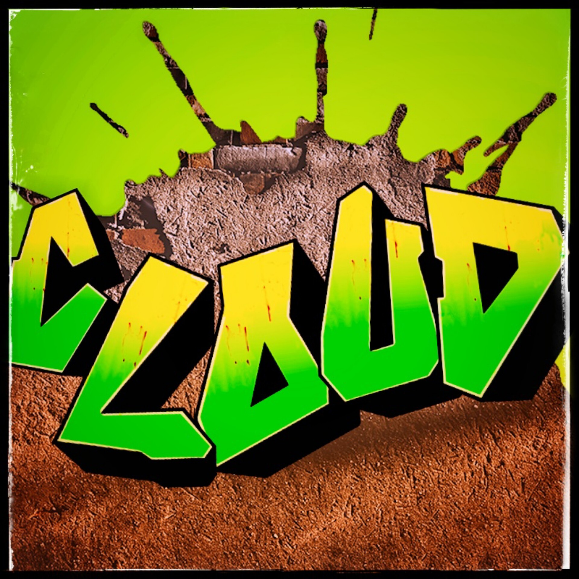 ArtStation - Cloud in Graffiti Letters