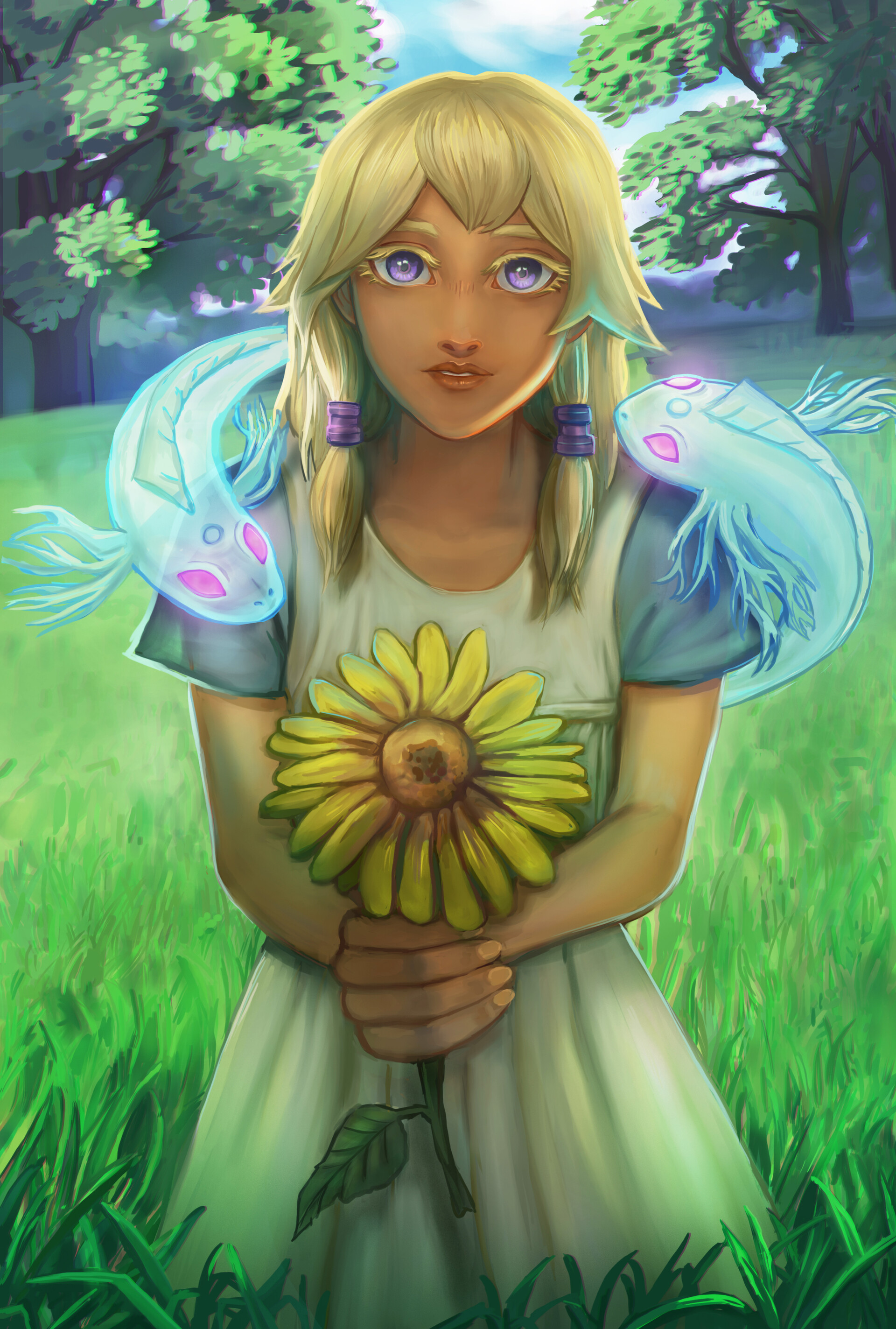 ArtStation - Muna and the beings of life