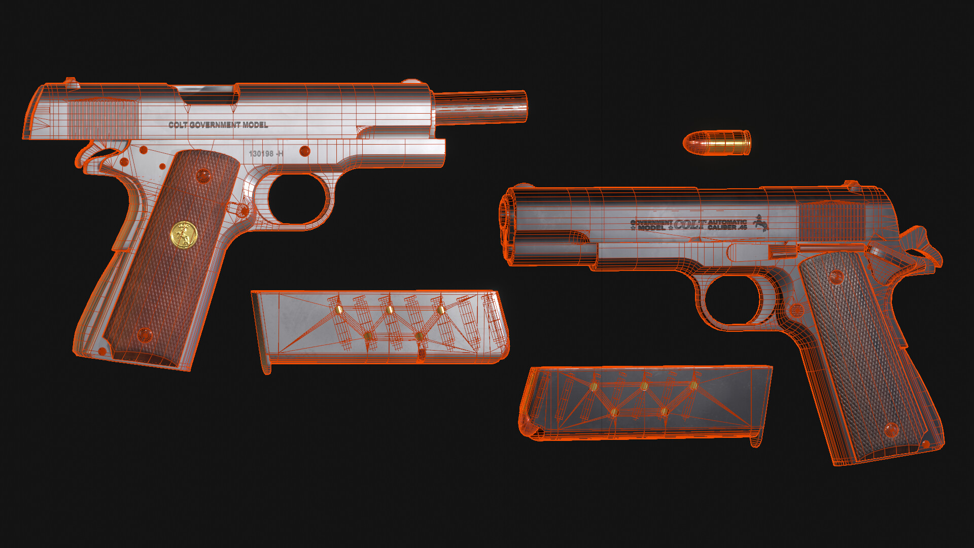Hao Liu - Colt 1911 Government Model Pre-Series 70 - Variants