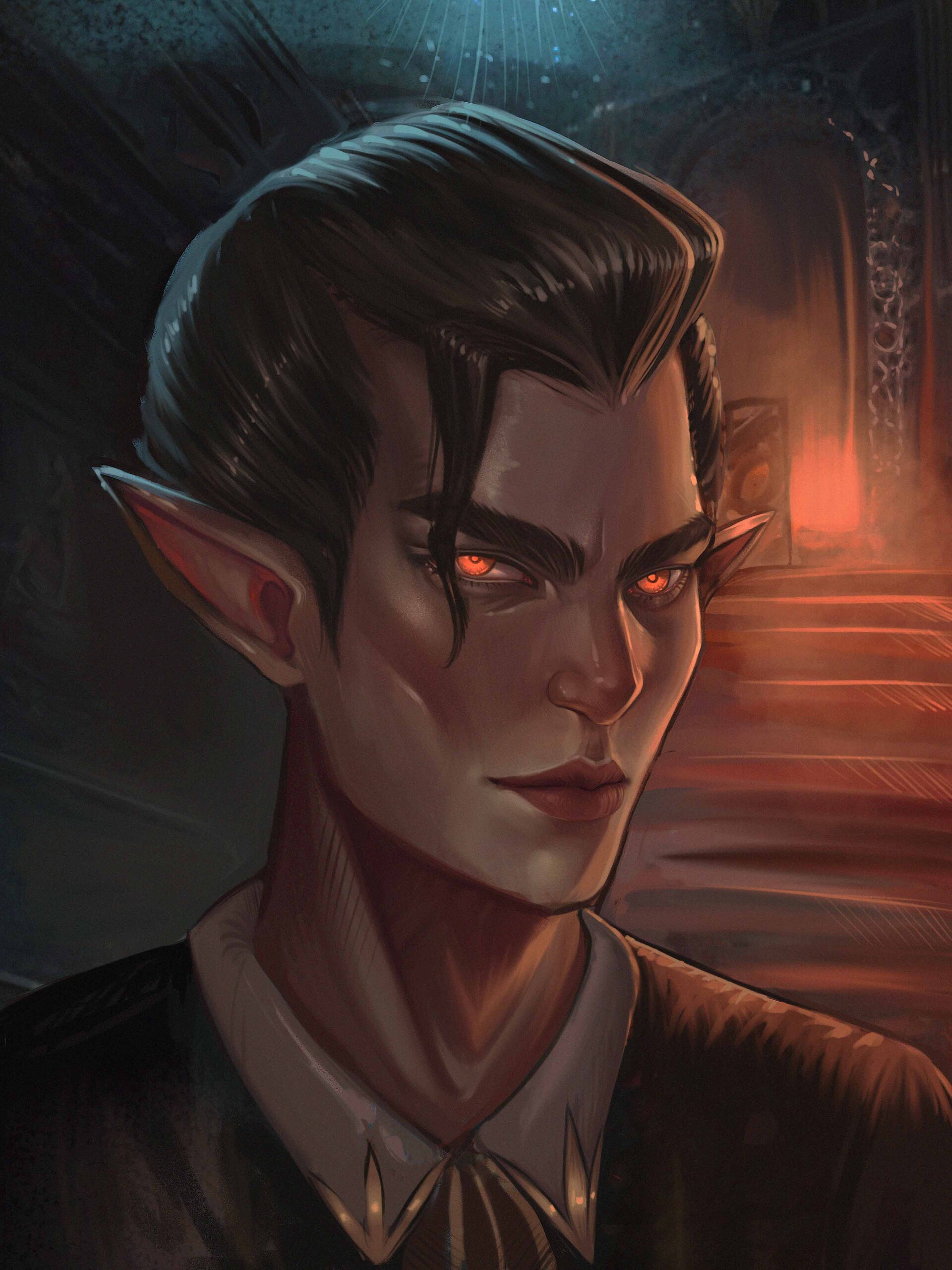 ArtStation - Vampire Portrait