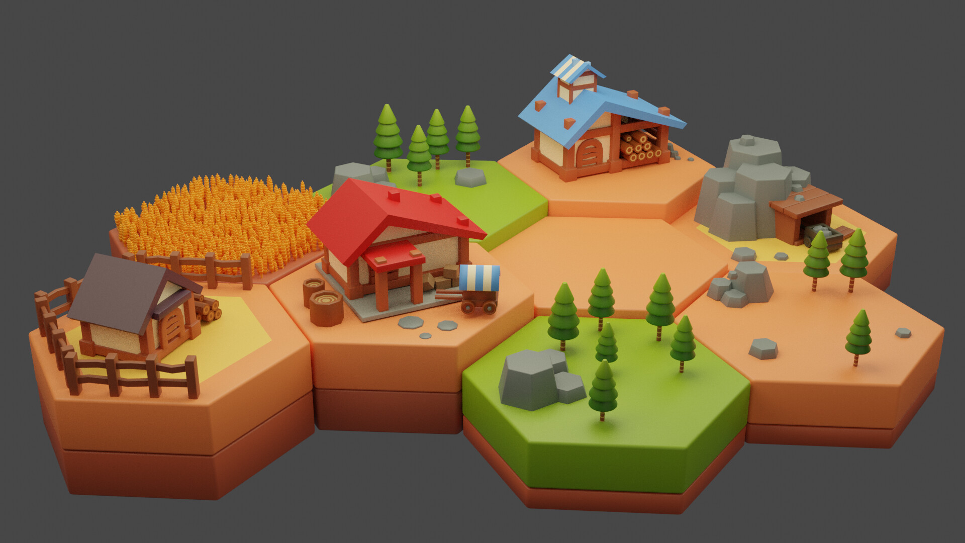 ArtStation - Hyper casual Scene