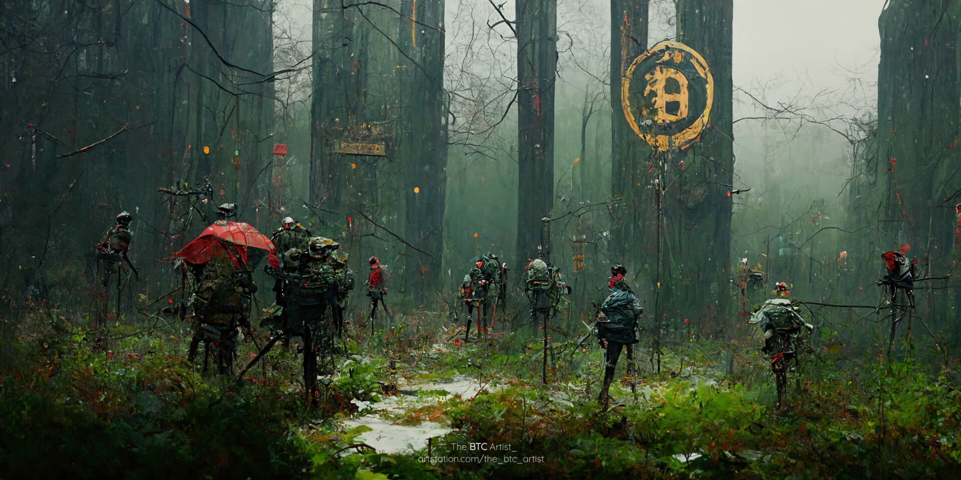 ArtStation - BTC MECH 5 - "Share"wood Forest