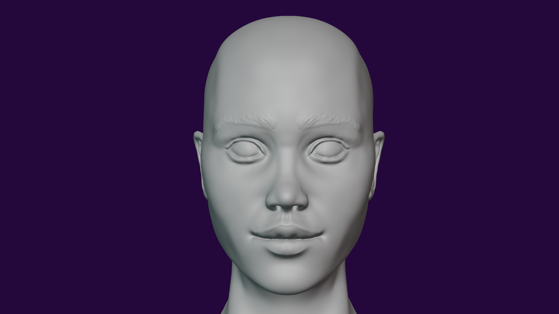 ArtStation - Blender Head Sculpt 14