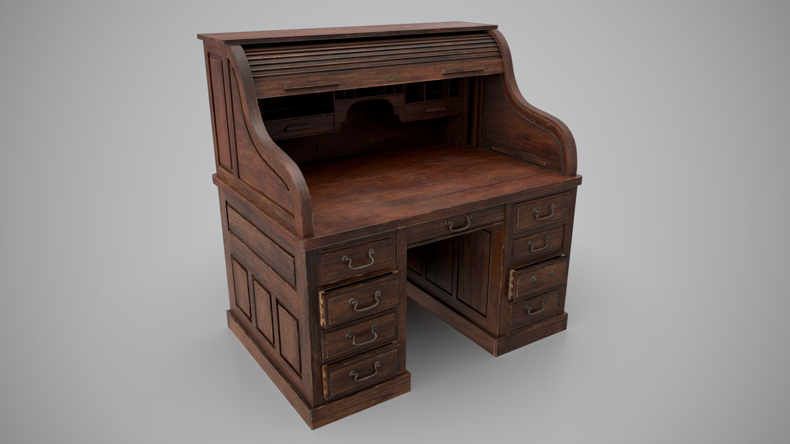 Guille Ibanez - Antique Victorian Office Desk