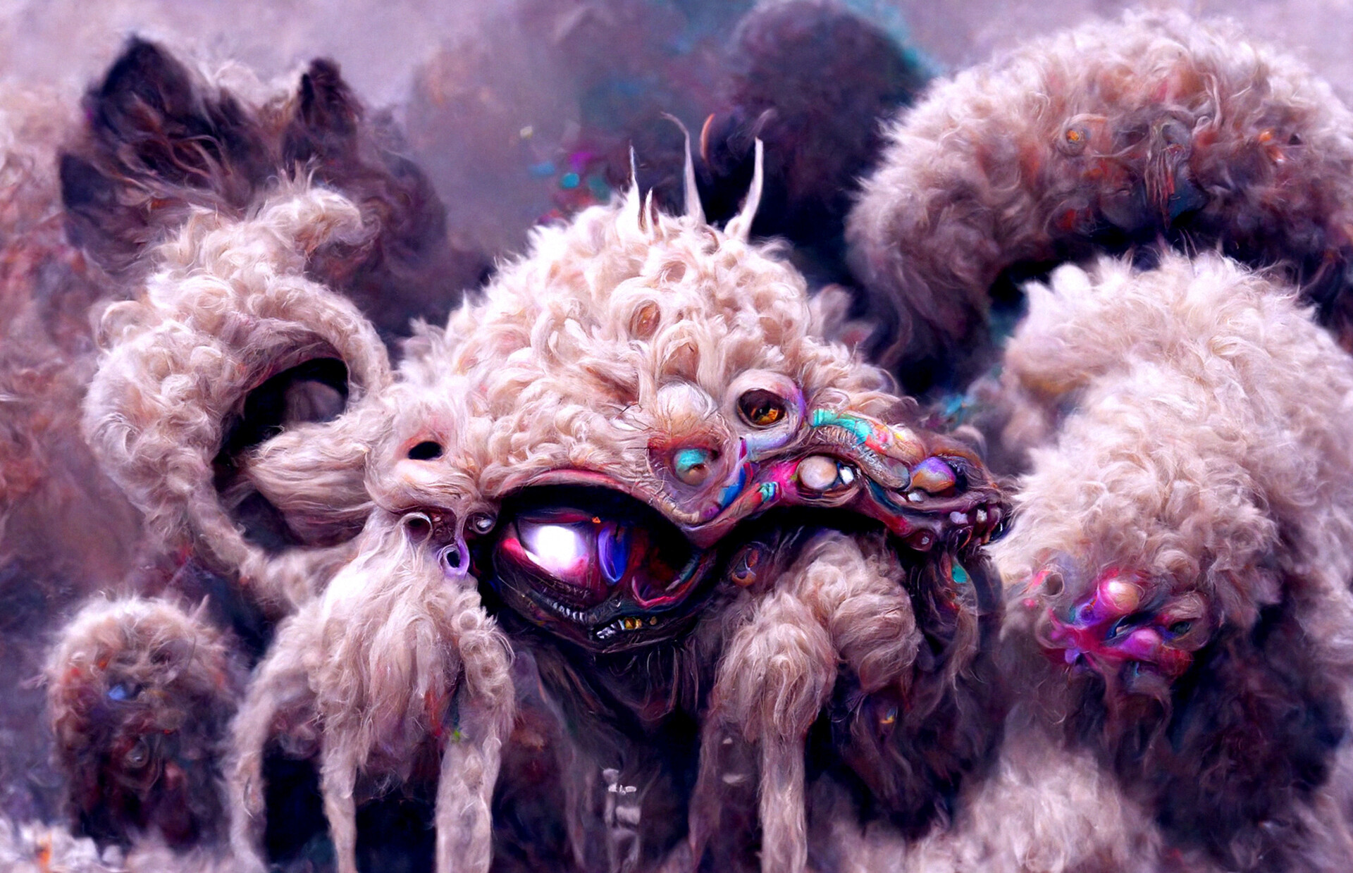 ArtStation - Fuzzy Squid Alien