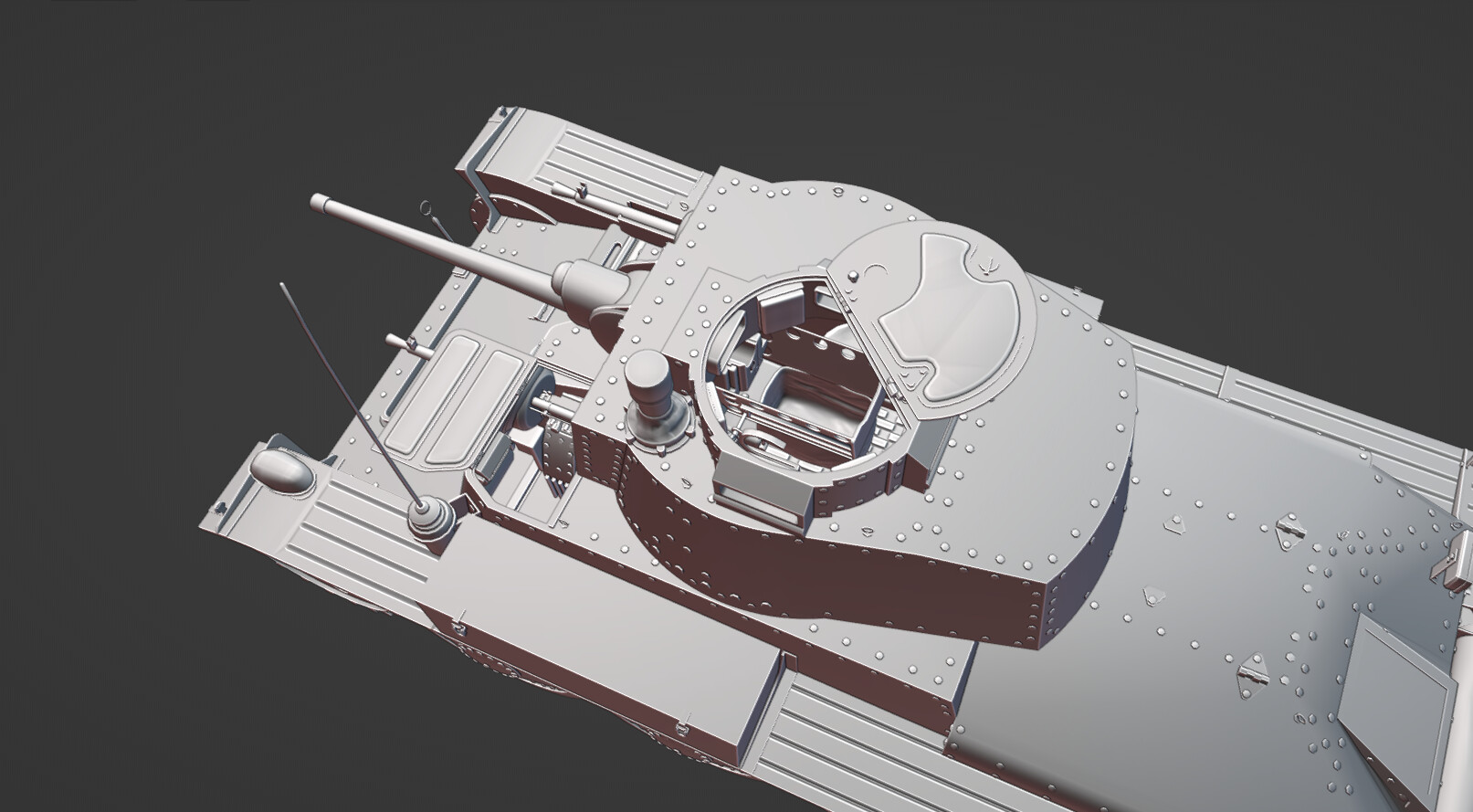AdmPingu - Panzer 38T Interior WIP