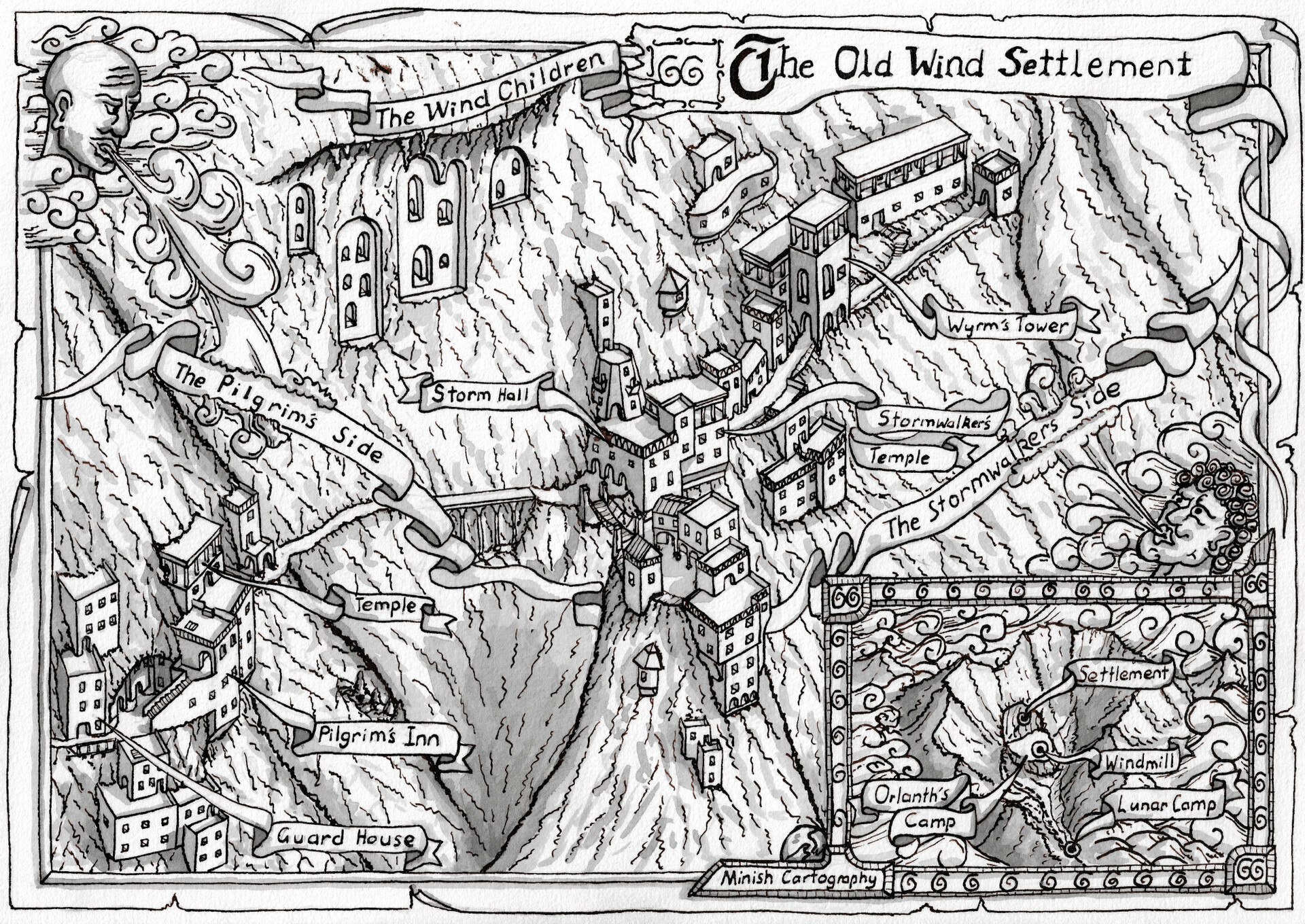 ArtStation - The Old Wind Settlement