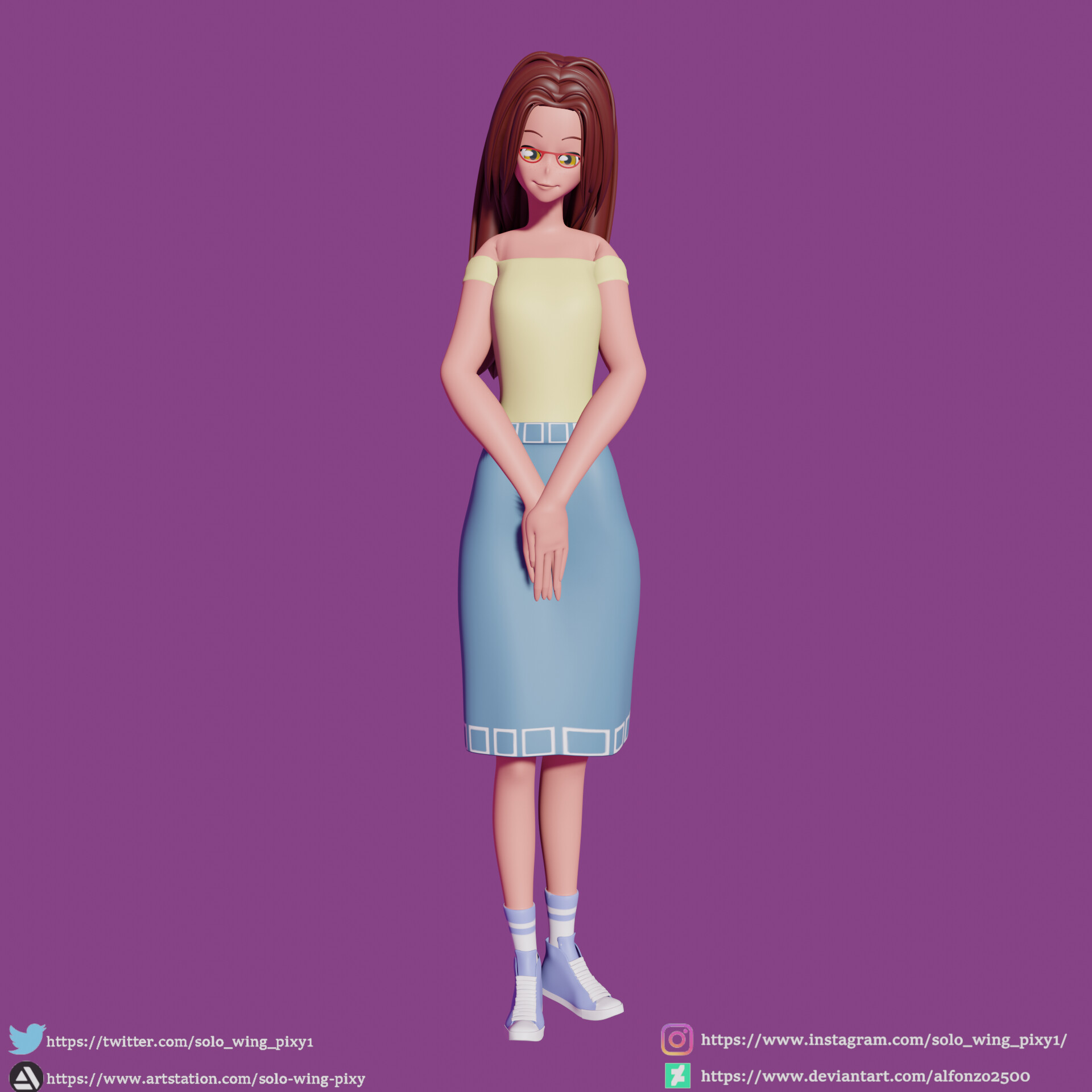 ArtStation - Rhea Page Commission: Finalized