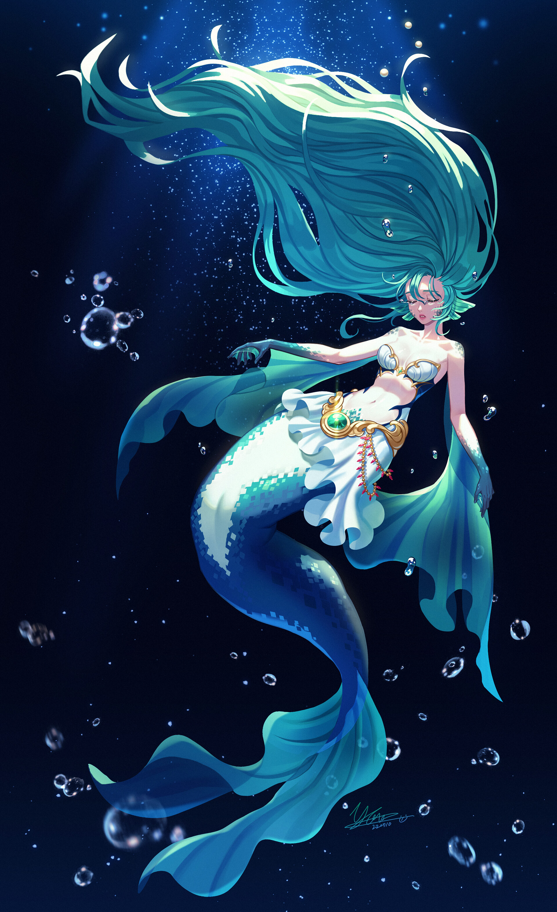 ArtStation - 인어 (mermaid)