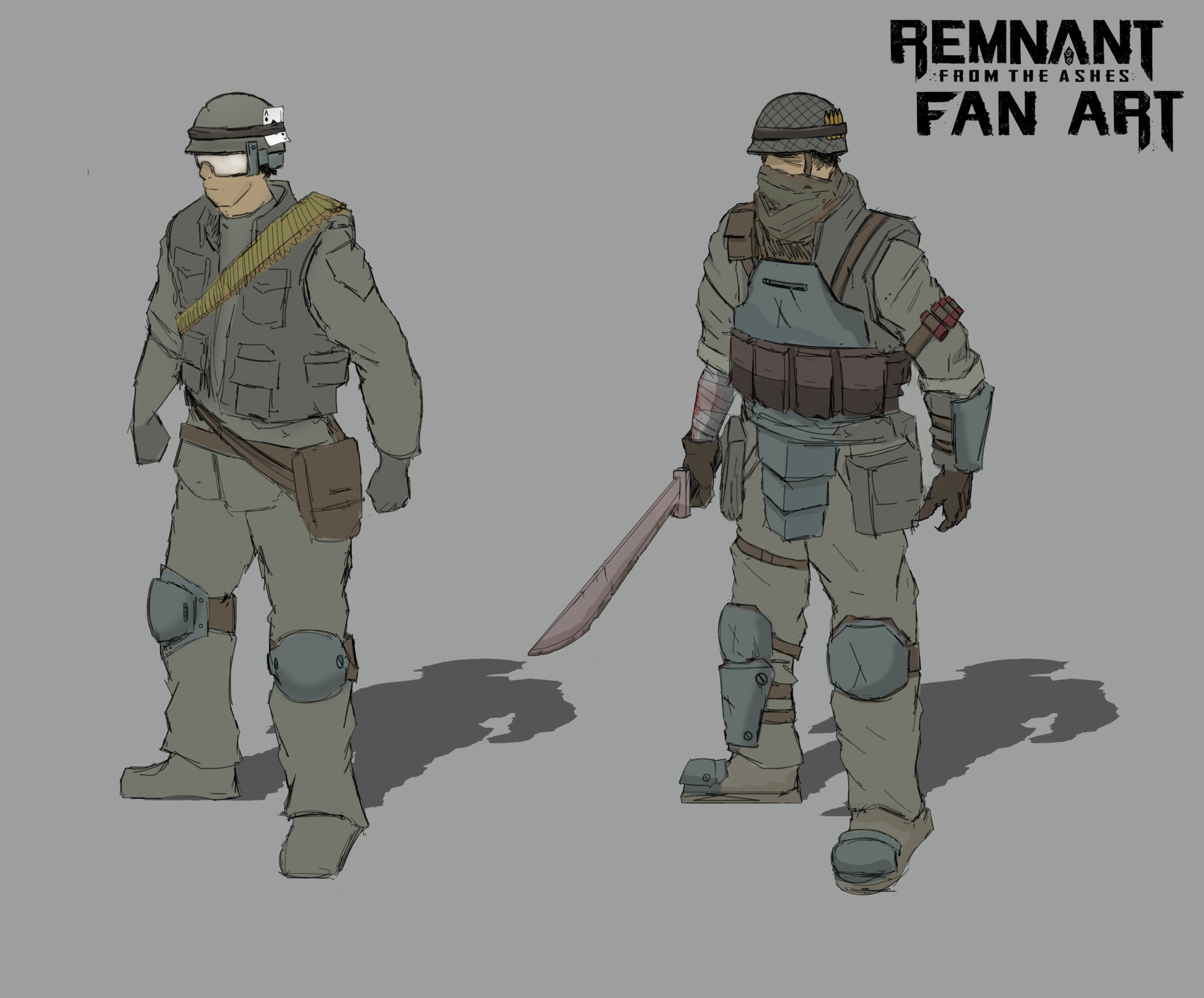 ArtStation - Remnant From the Ashe FAN Concept: Soldier Armor (2019)