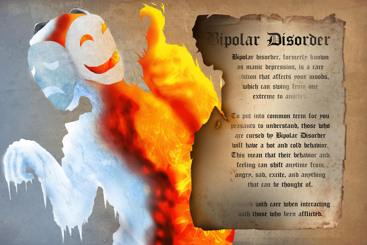 ArtStation - Bipolar Disorder Monster (2019)