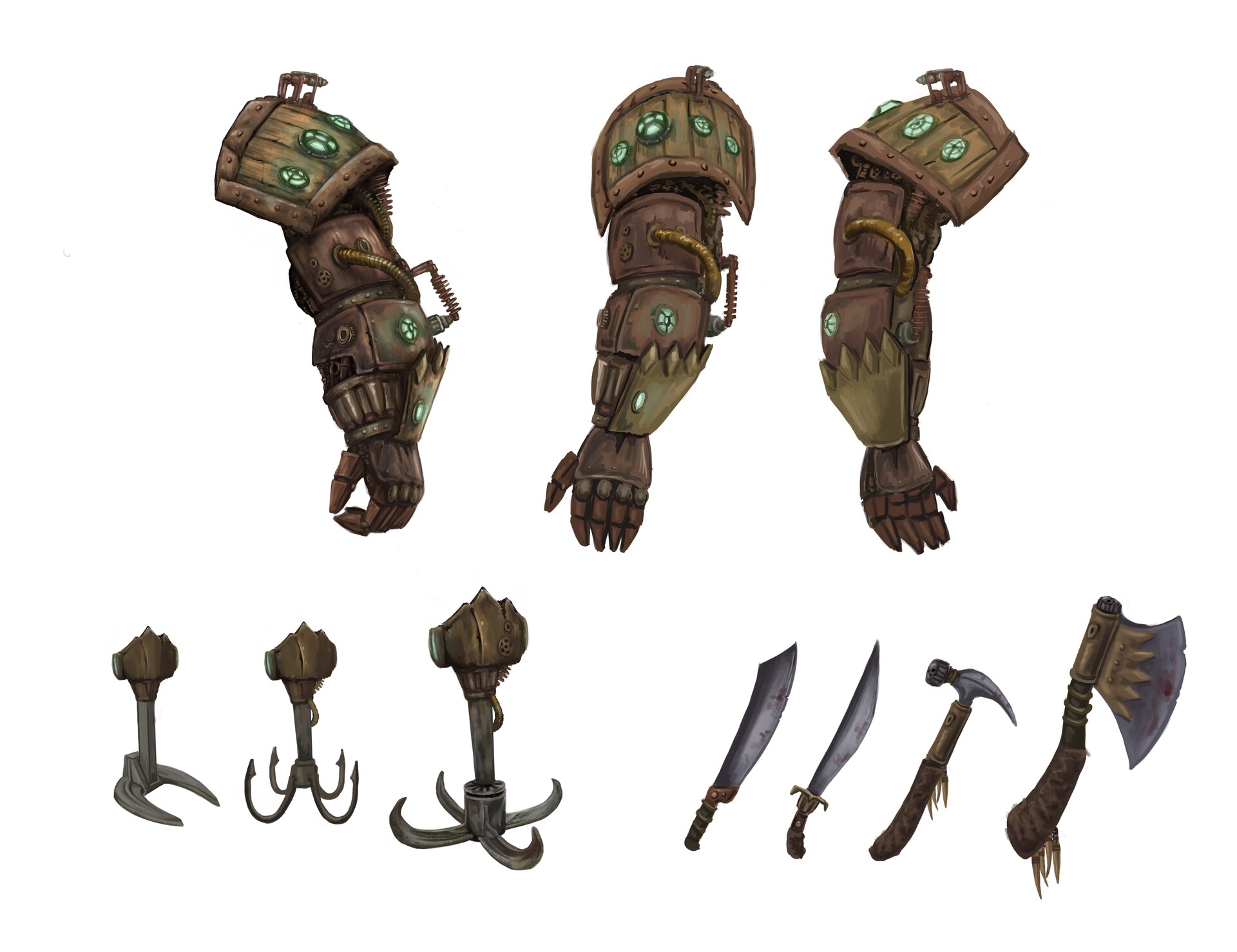 Nadia Luongo - Monkey Quartermaster - Character Design