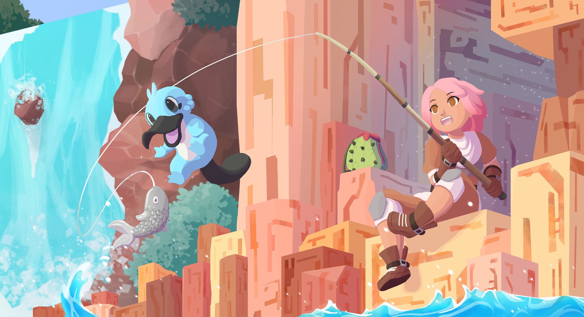 ArtStation - Fishing in Deniz