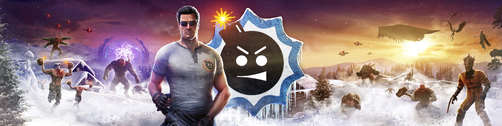 ArtStation - Serious Sam Fan Community - Winter / New Year Cover