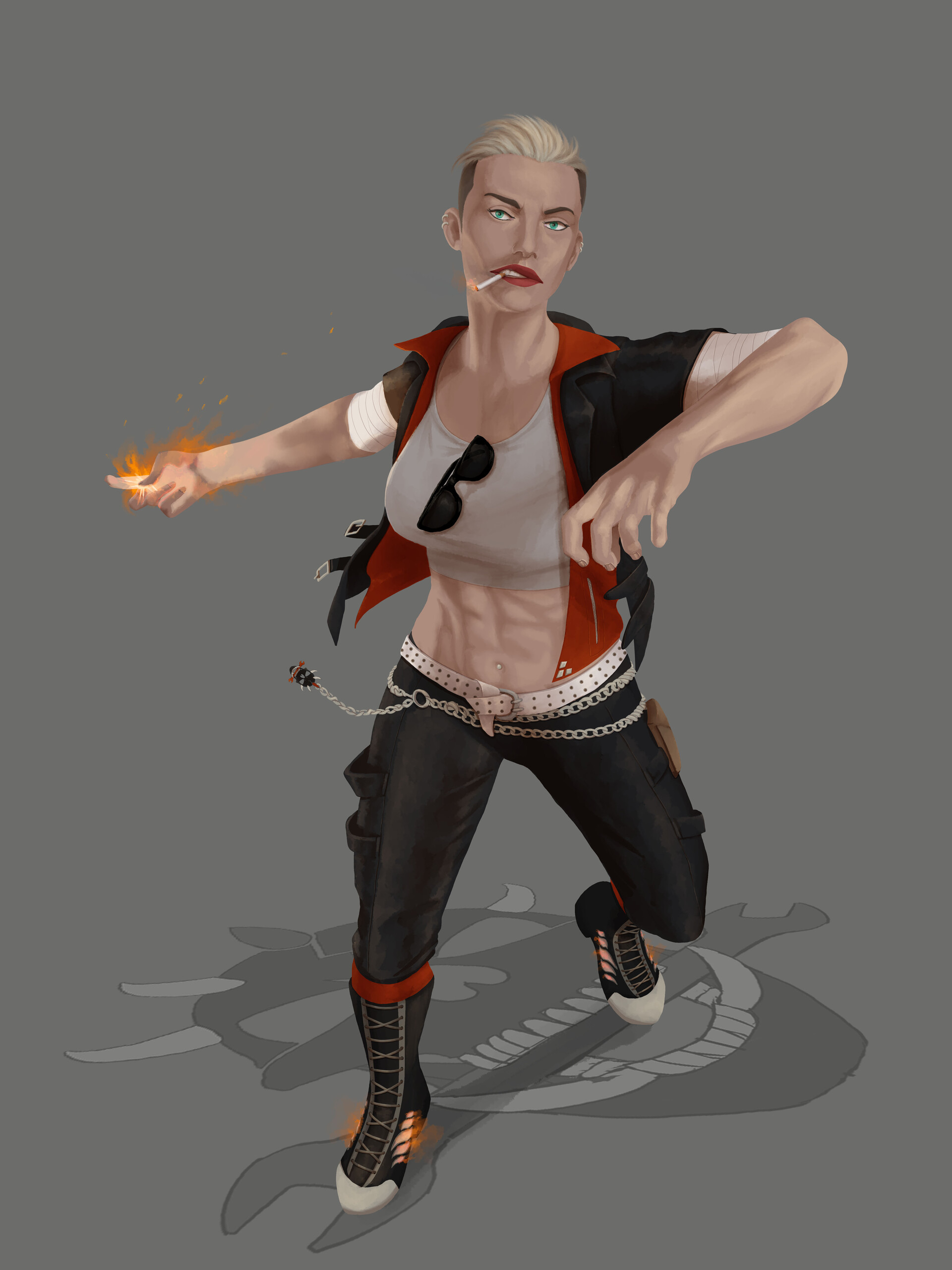 ArtStation - DnD OC 'Flora Burnz'