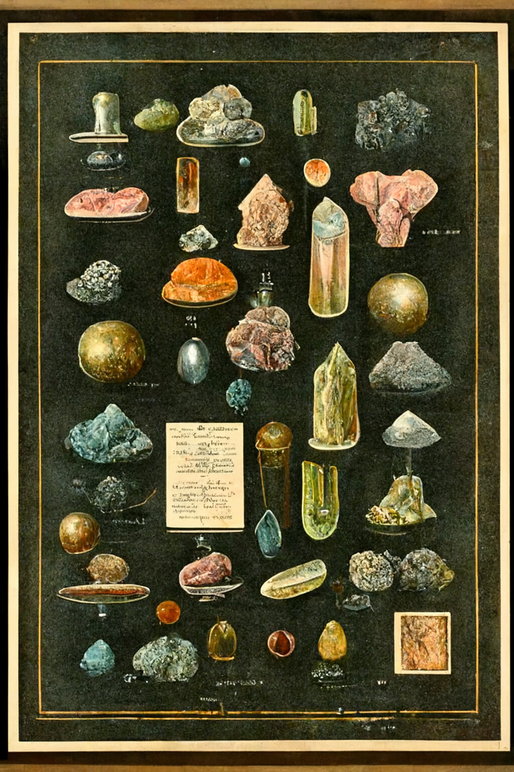 Michael Miccoli - Lithographs of Otherworldly Gem & Mineral Specimens ...