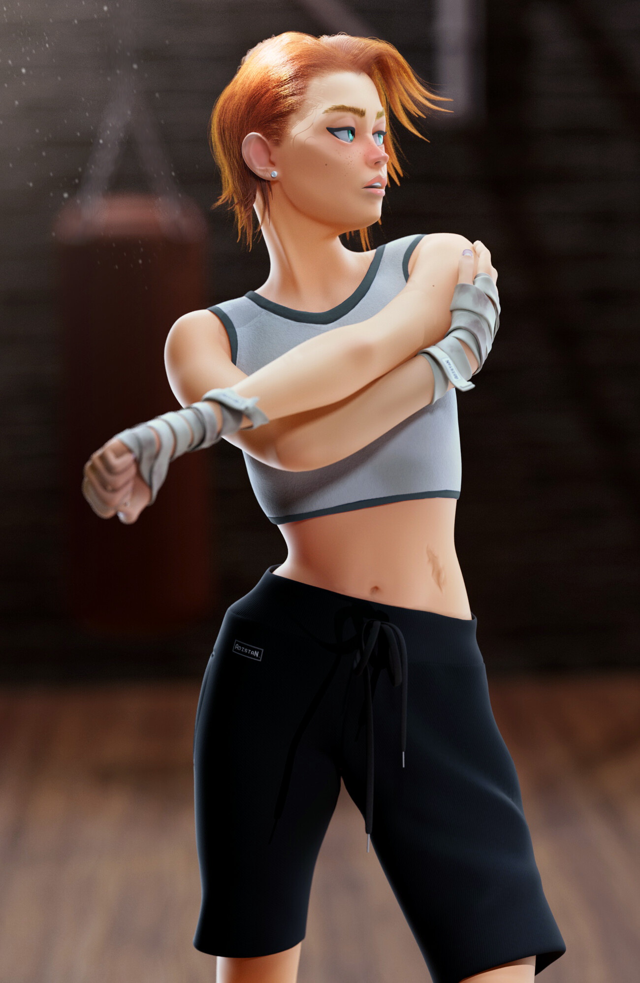 ArtStation - Boxing Girl