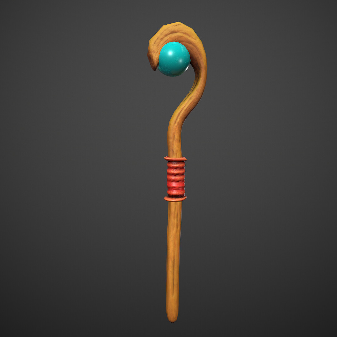 ArtStation - Magic Staff Asset