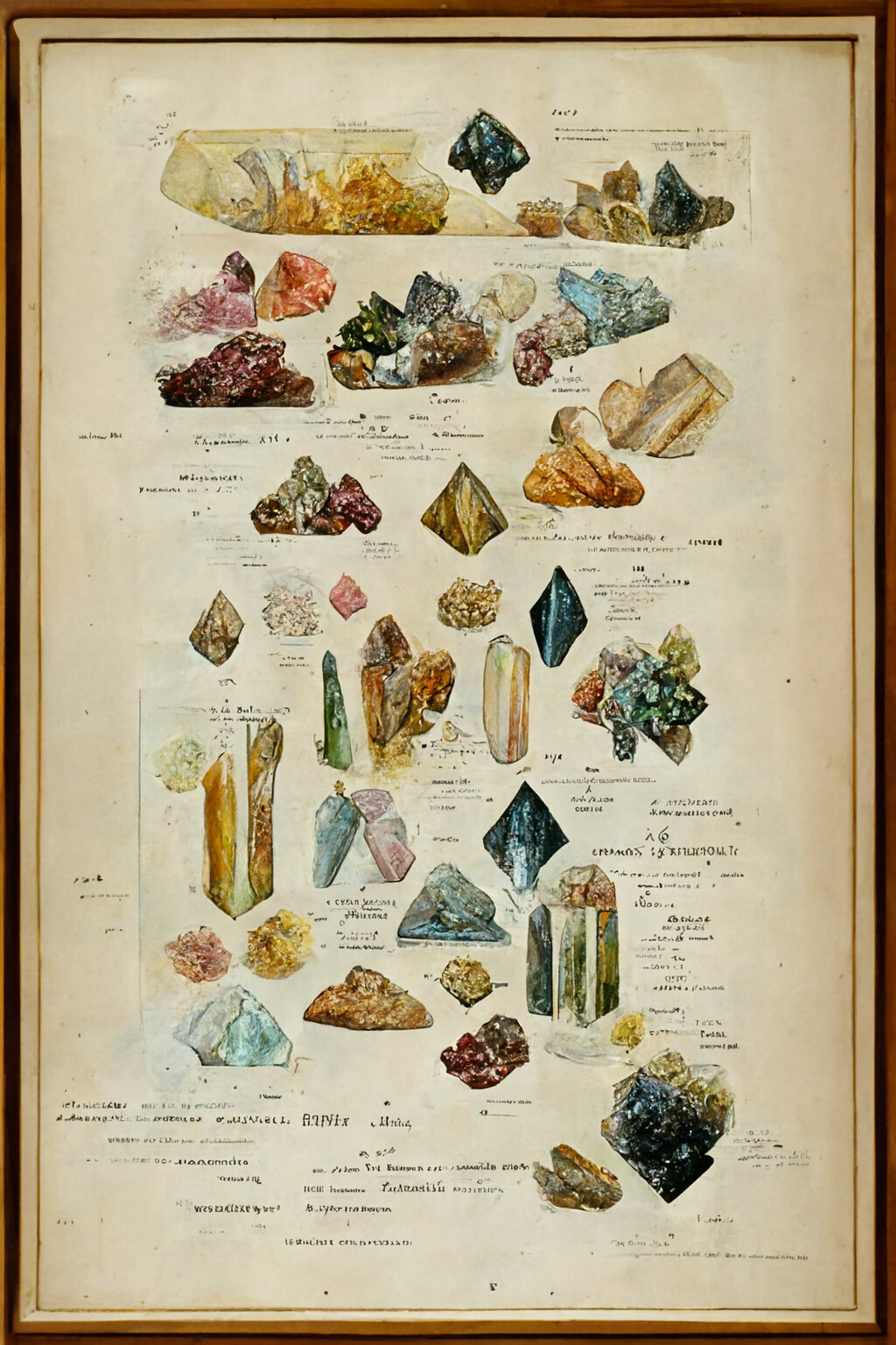 Michael Miccoli - Lithographs of Otherworldly Gem & Mineral Specimens ...