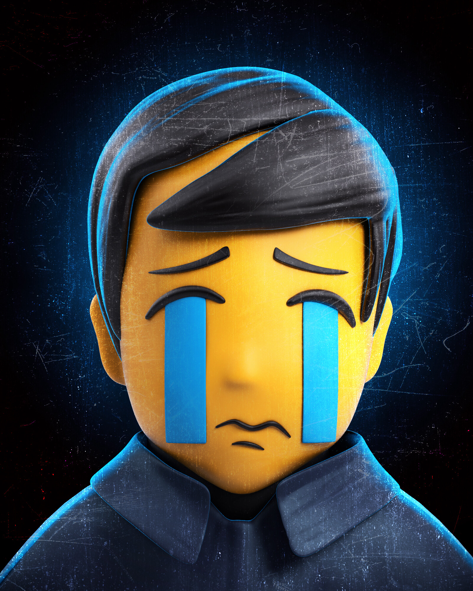 ArtStation - the crying boy