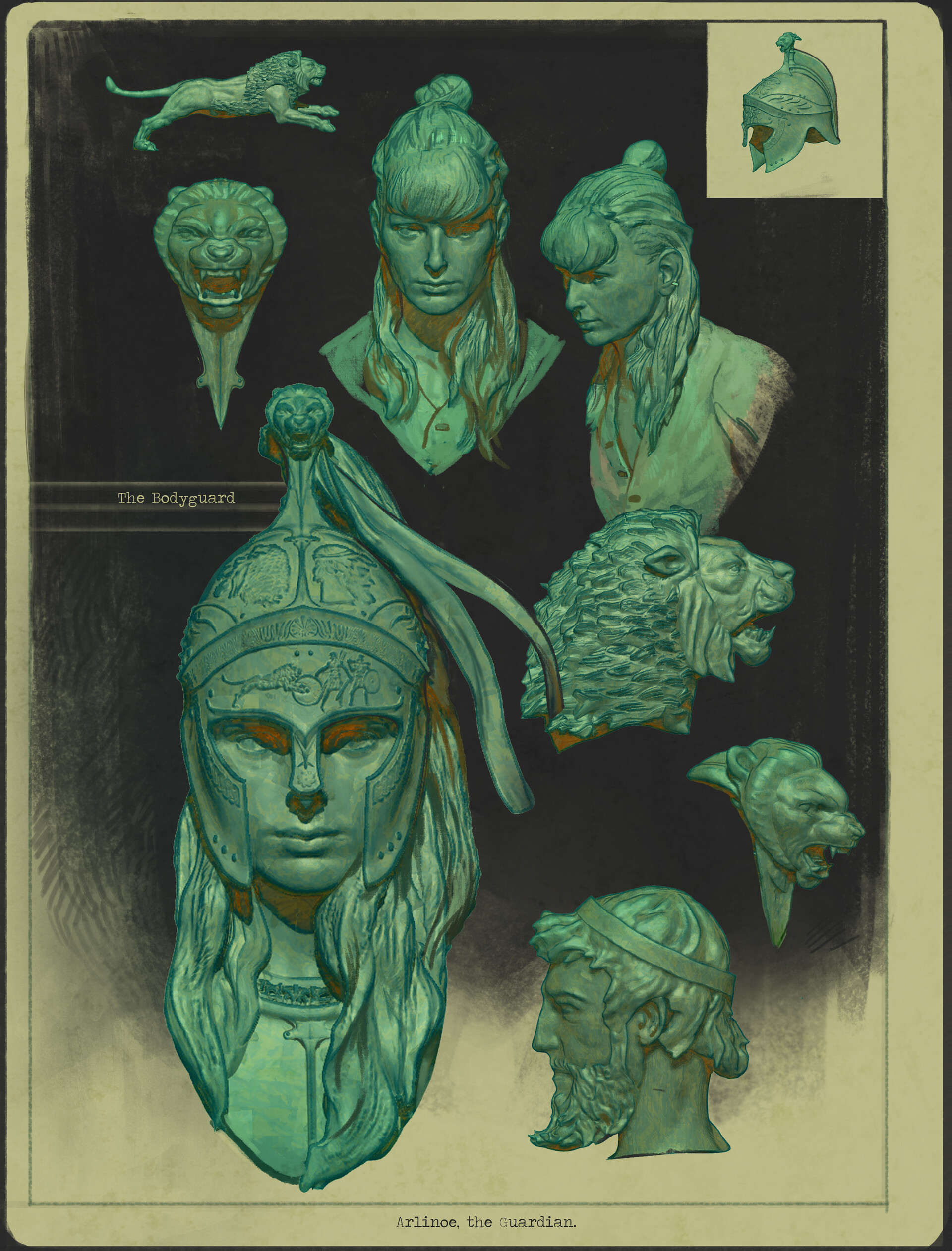 Simon Gocal - Arlinoe the Guardian of the Boy-king